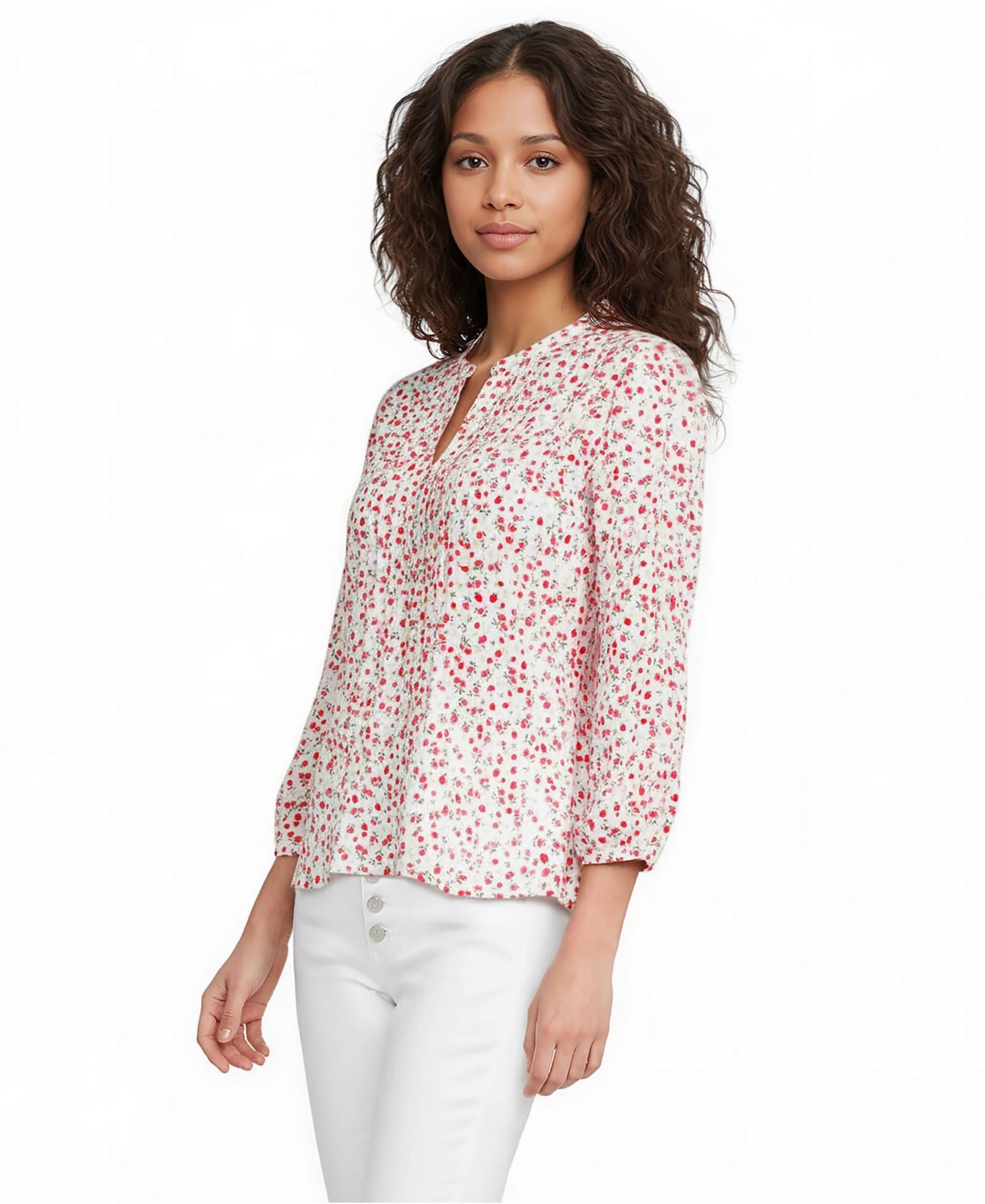 Click here for Lands End Womens Lightweight Jersey Button Pintuck... prices