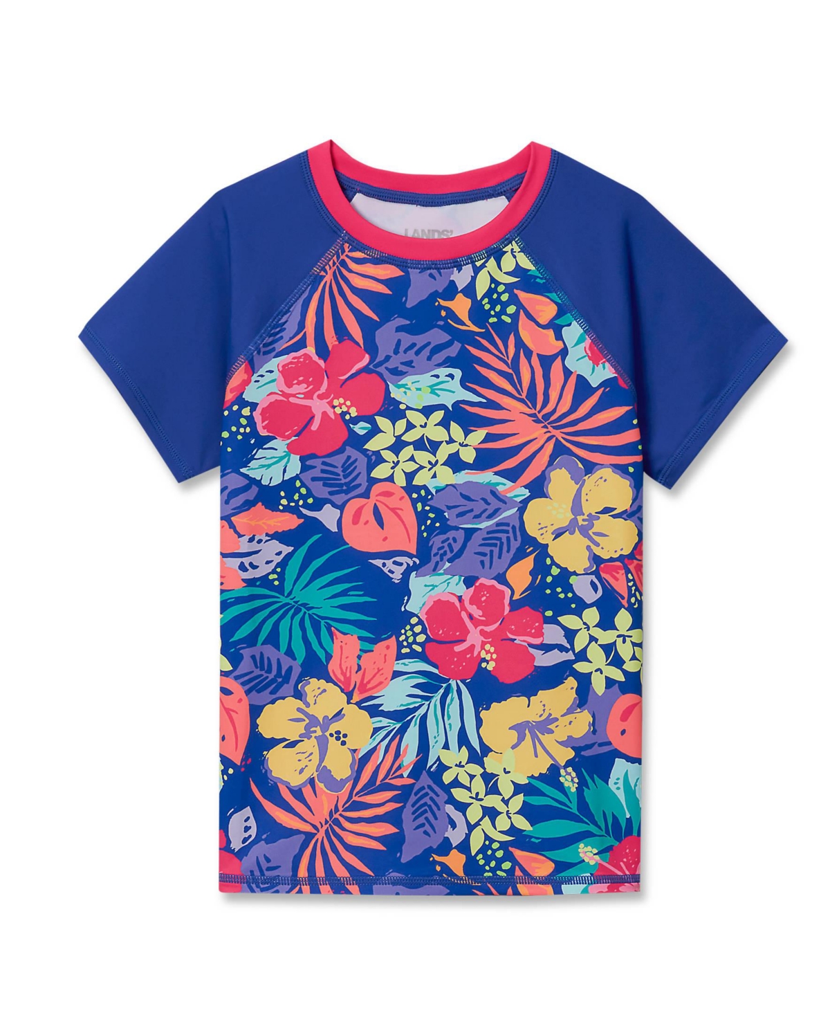 Click here for Lands End Girls Short Sleeve Crew Neck Swim Rash G... prices