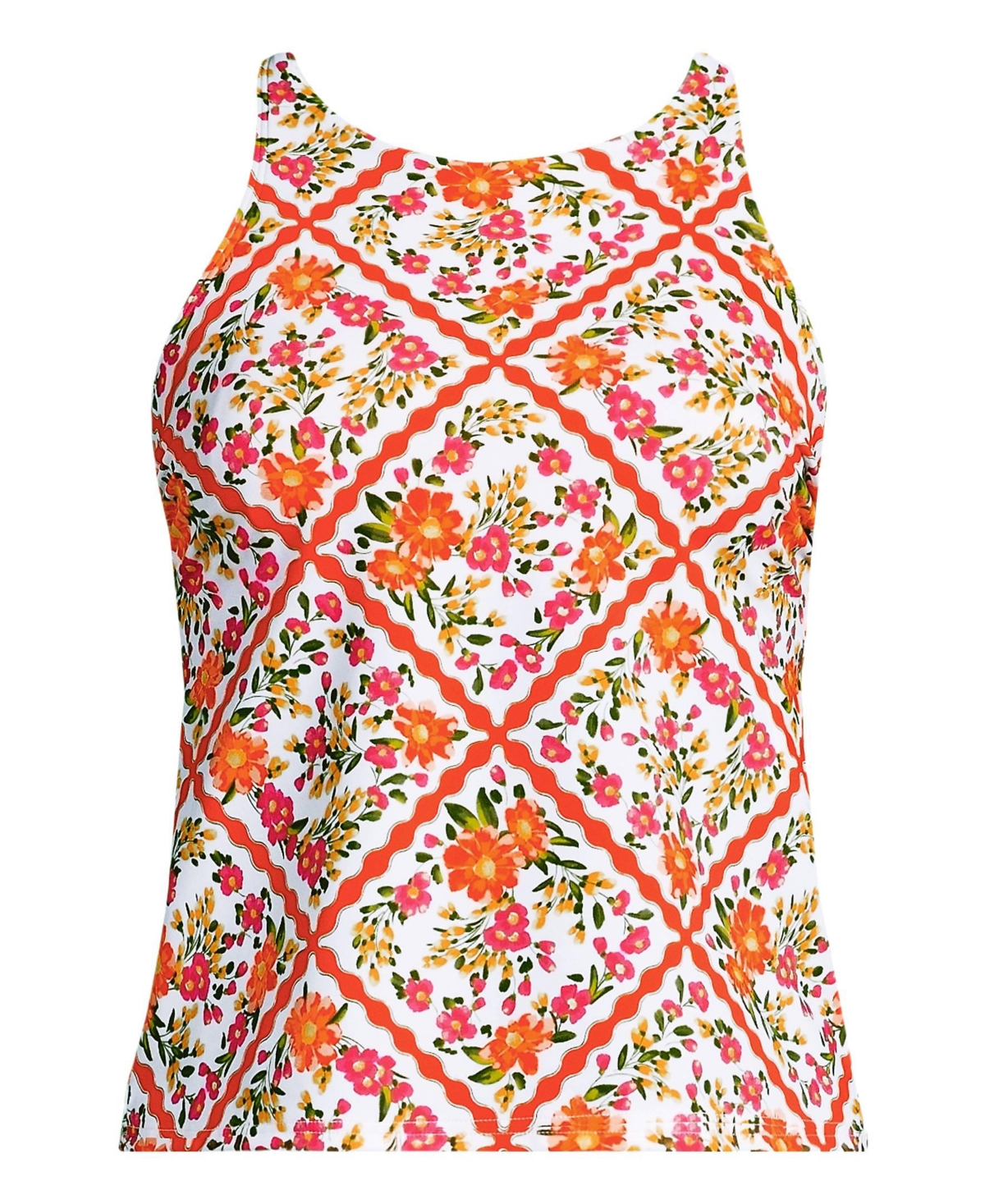 Click here for Lands End Womens Tugless High Neck Strappy Back Ta... prices