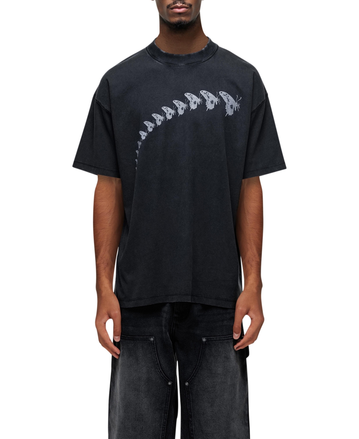 Click here for Good For Nothing Mens Drift Washed Printed T-Shirt... prices