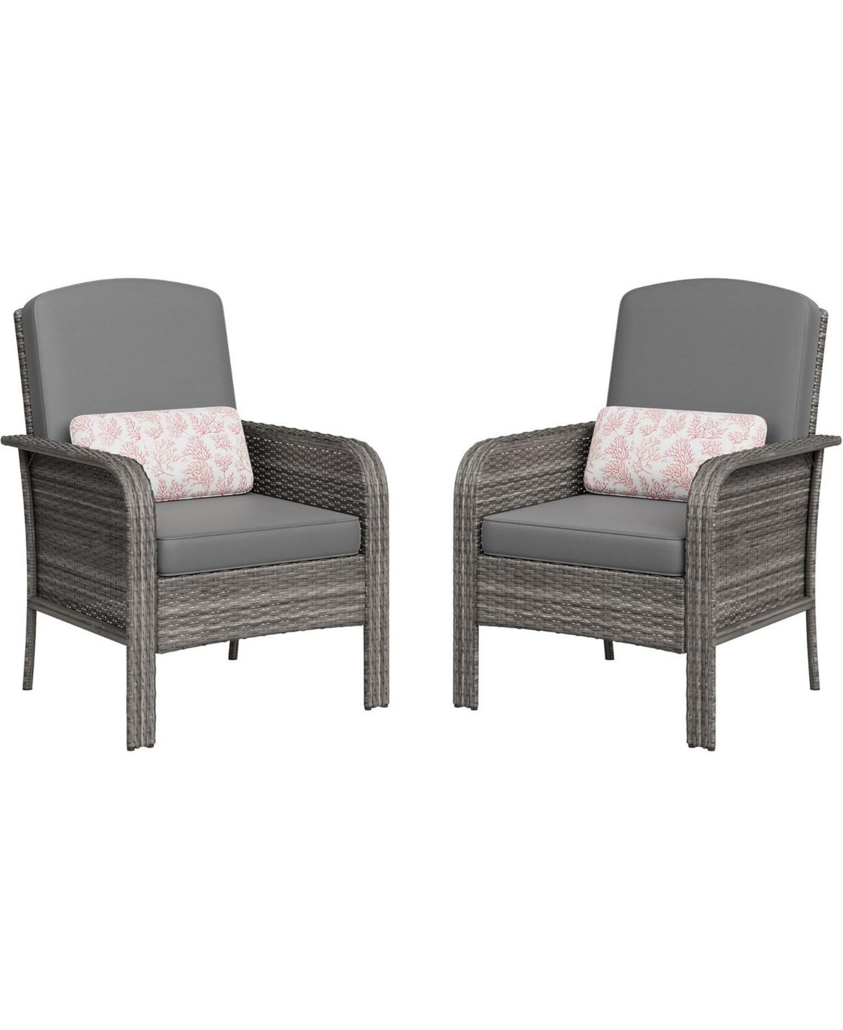 Click here for gaomon 2-Piece All-Weather Pe Wicker Patio Set wit... prices