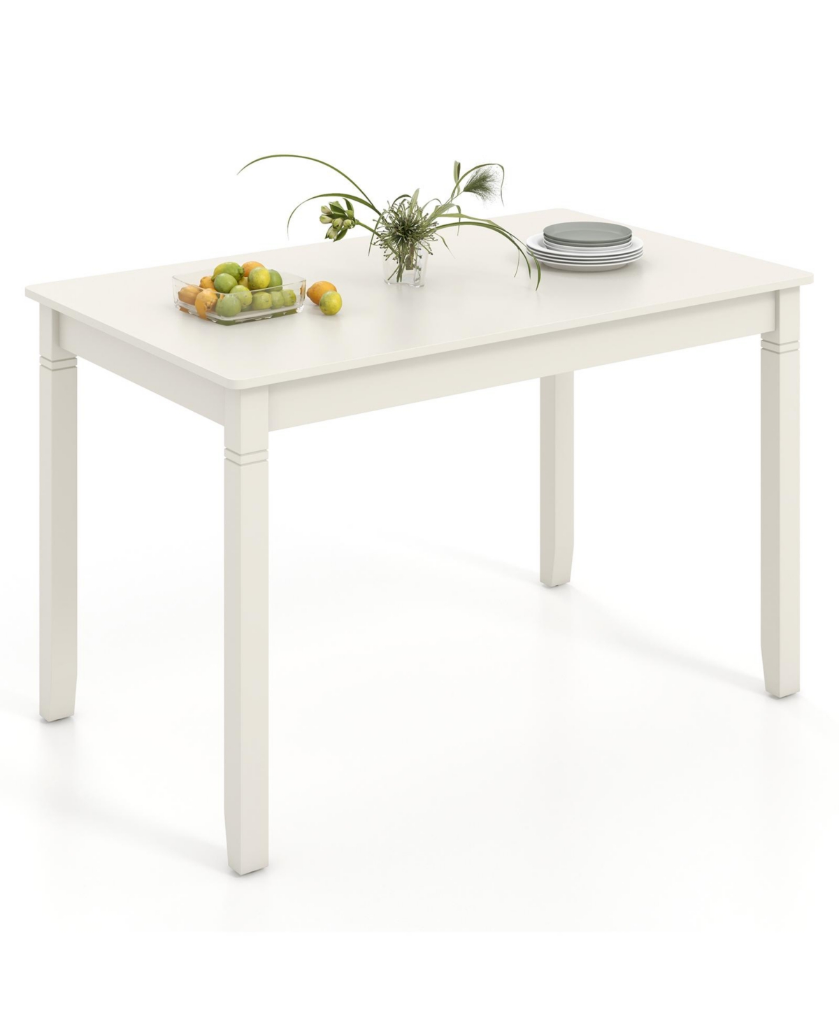 Click here for Sugift 48-Inch Wooden Dining Table for 4 People Re... prices