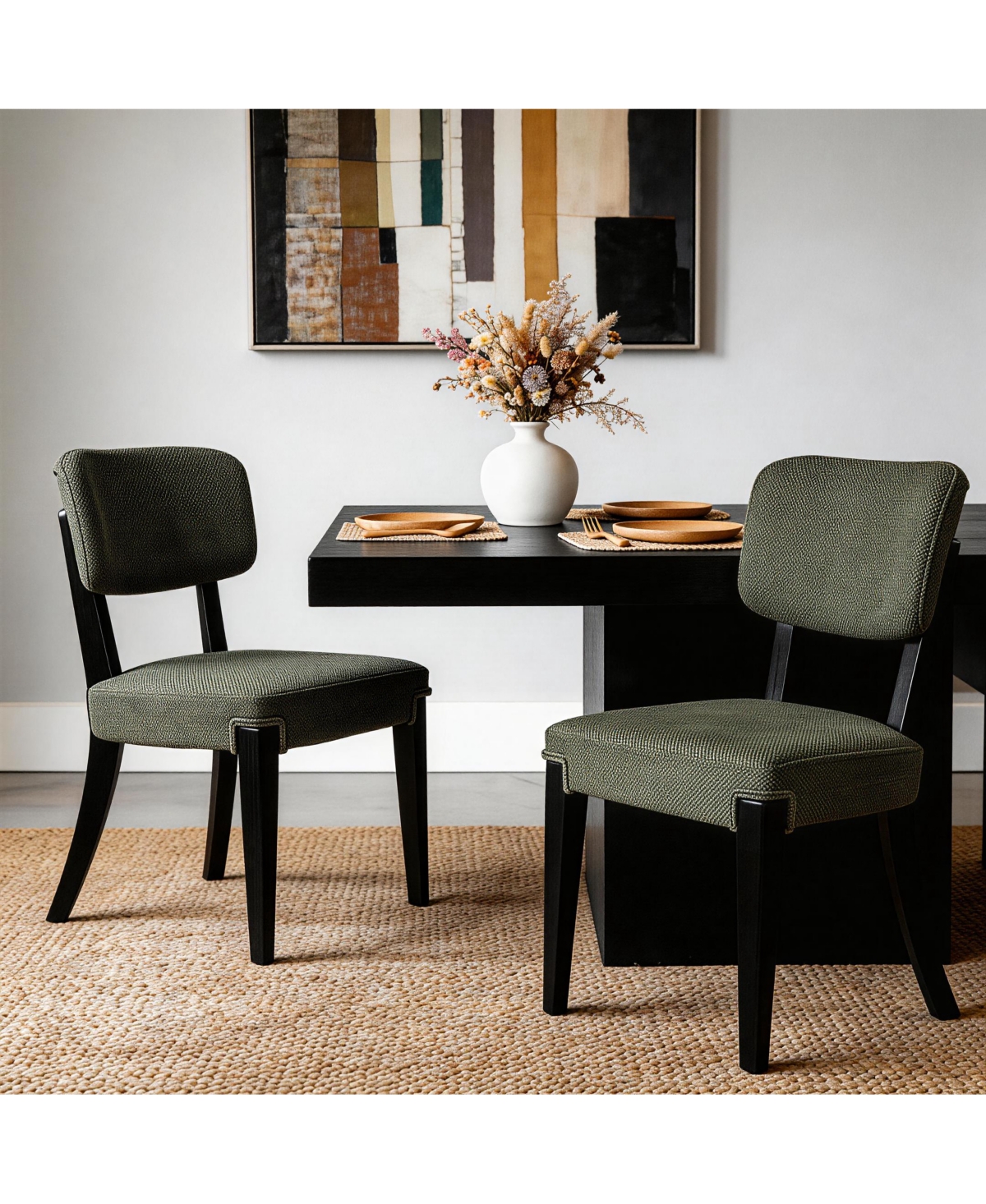 Click here for Rainsken Contemporary Dining Chair Set of 2  Soft... prices
