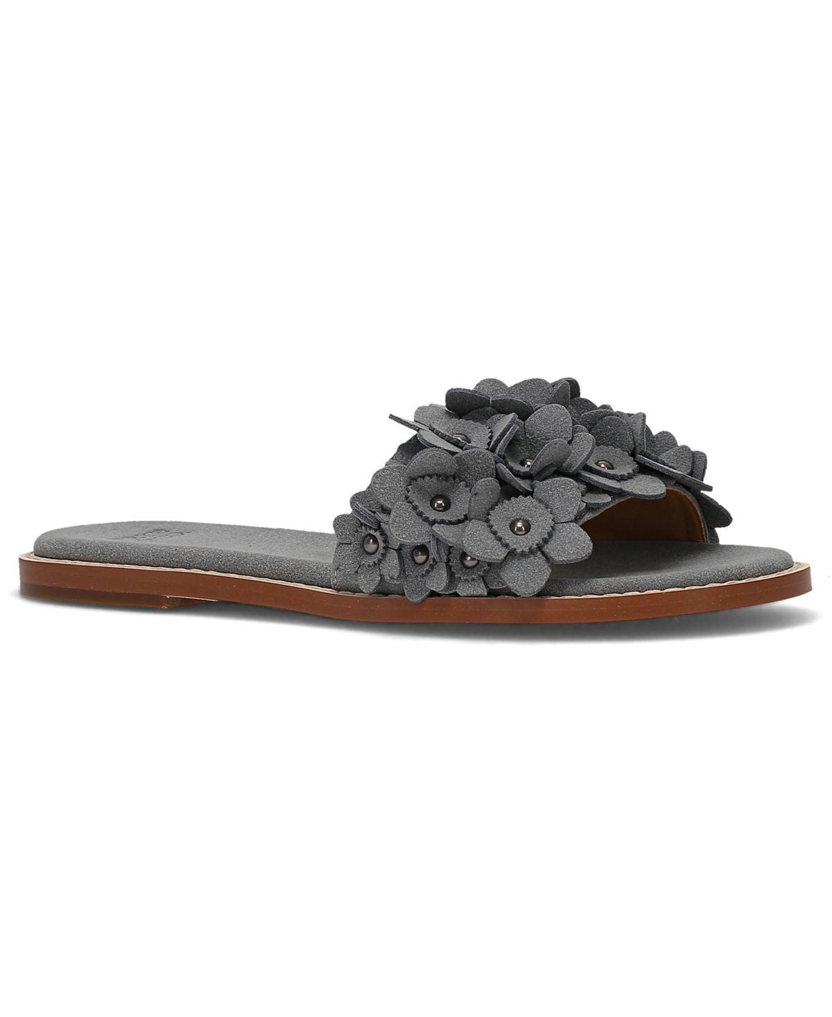 Click here for Frye and Co. Womens Bucky Flower Slide Sandals - D... prices