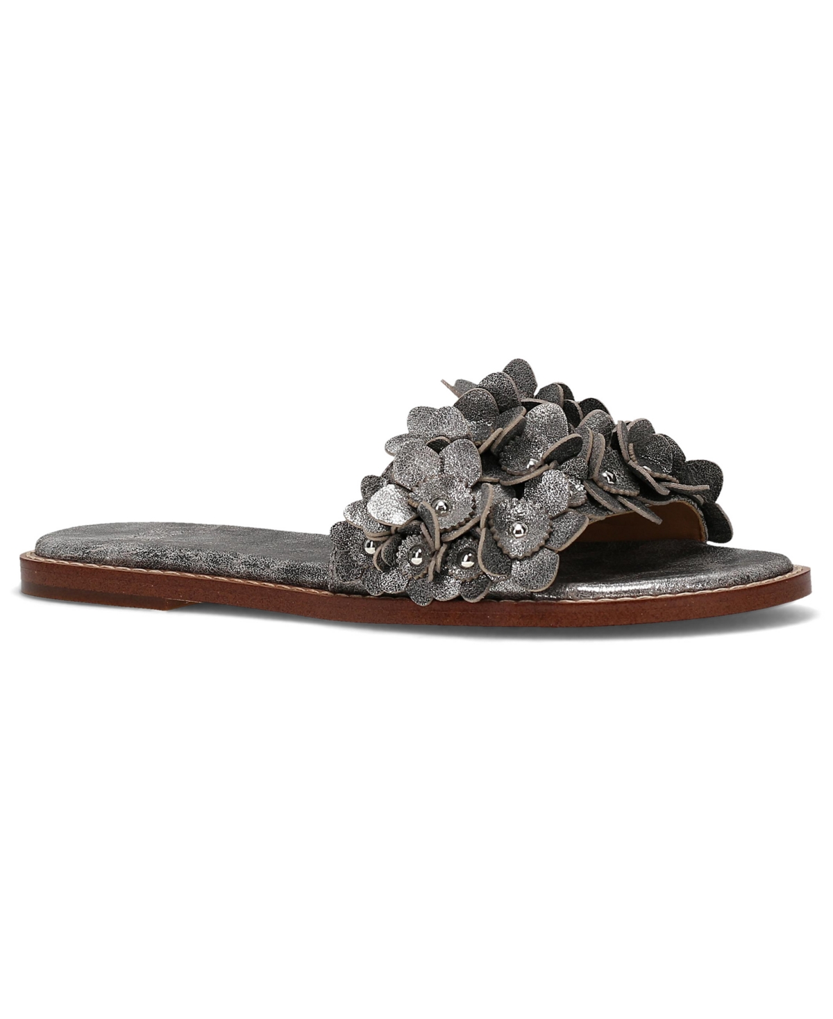 Click here for Frye and Co. Womens Bucky Flower Slide Sandals - A... prices