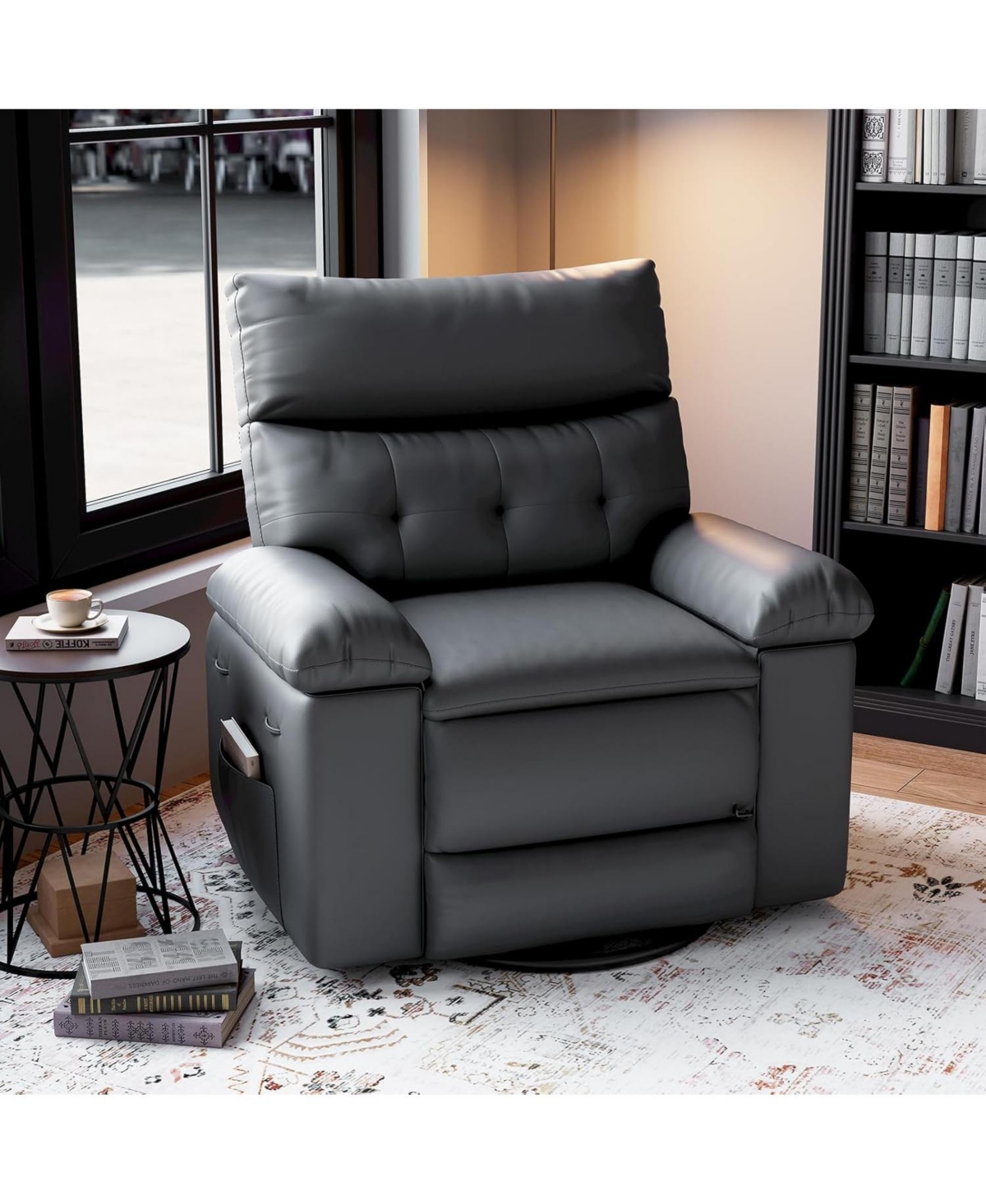 Click here for gaomon Swivel Recliner Chair with Massage and Heat... prices