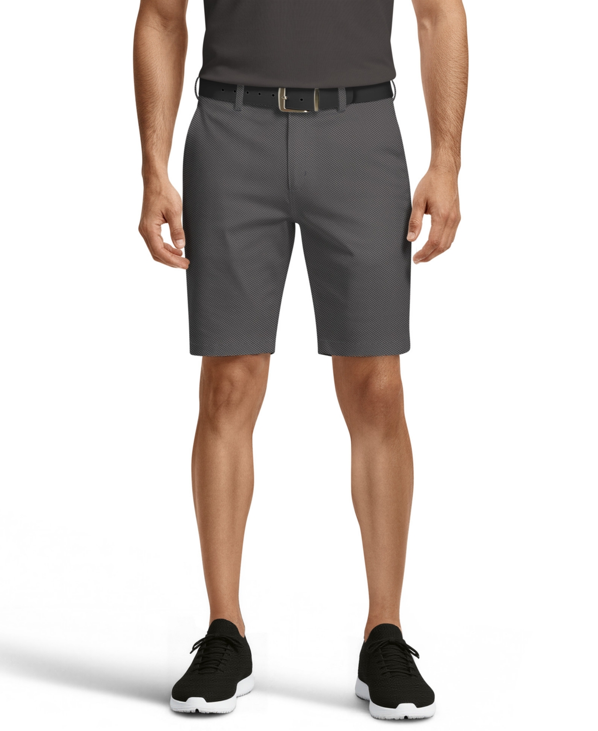 Click here for Pga Tour Mens Micro Geo Print Golf Shorts - Caviar prices