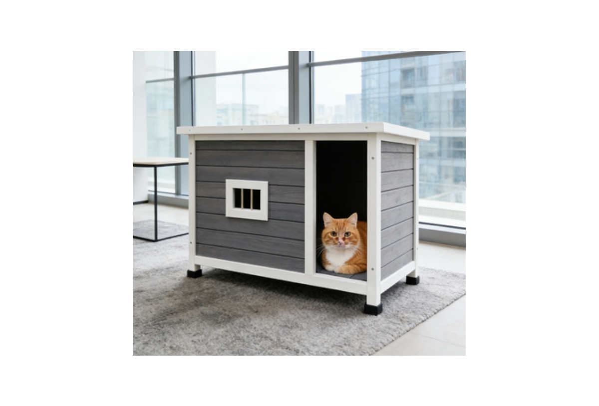 Click here for Zeus & Ruta Outdoor Cat House with Wp Roof Vent Wi... prices