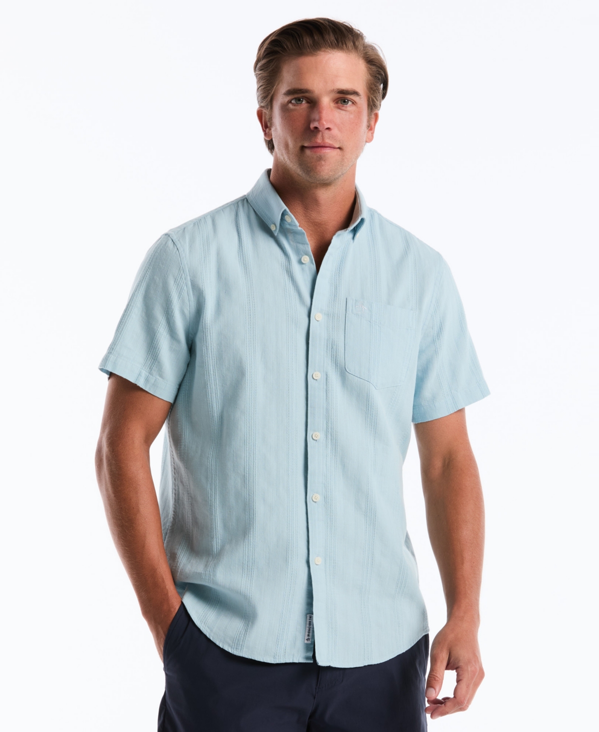 Click here for Original Penguin Mens Cotton Dobby Button-Down Shi... prices