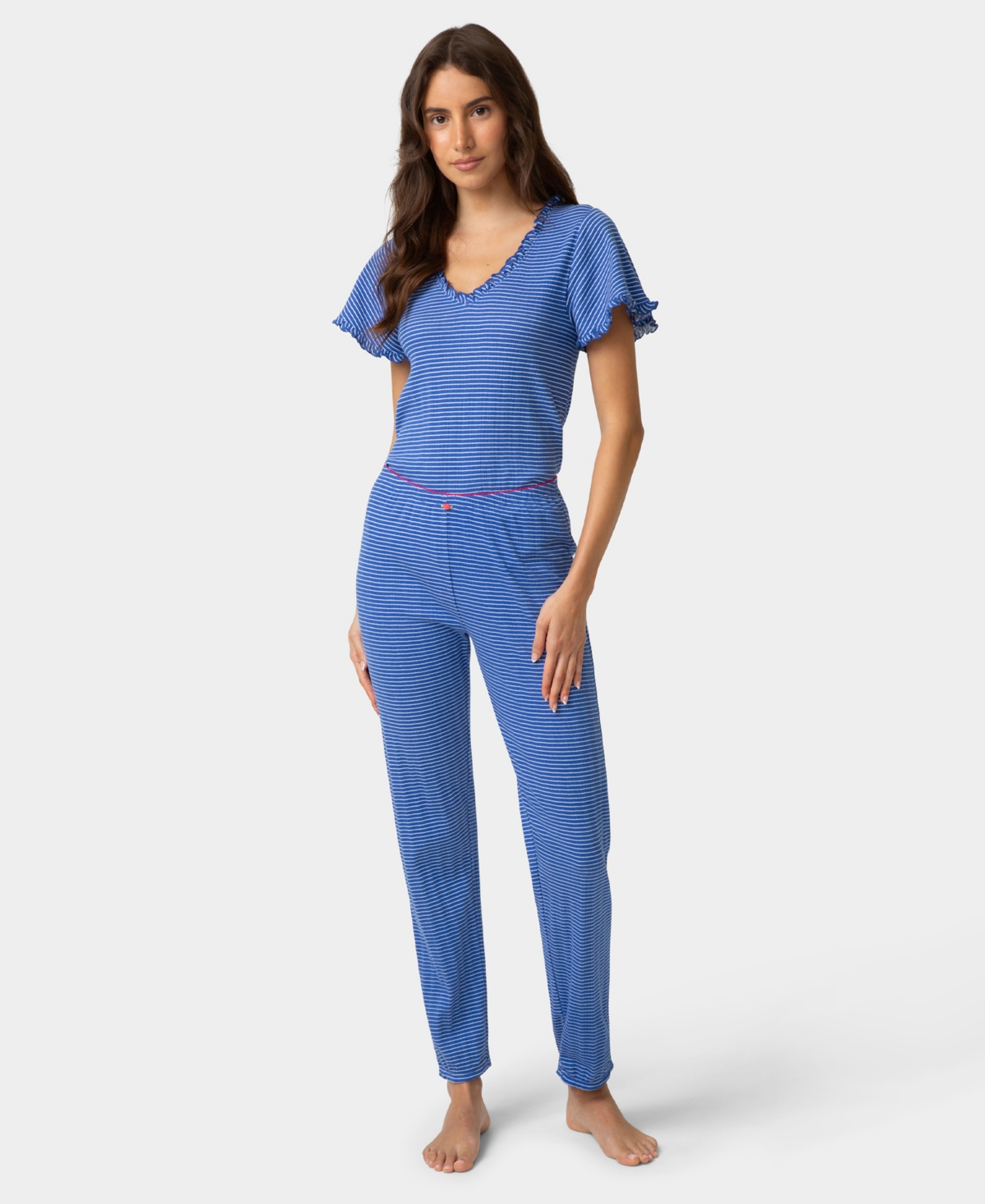 Click here for Hue Womens Cotton Pointelle Pajamas Jogger - Dazzl... prices