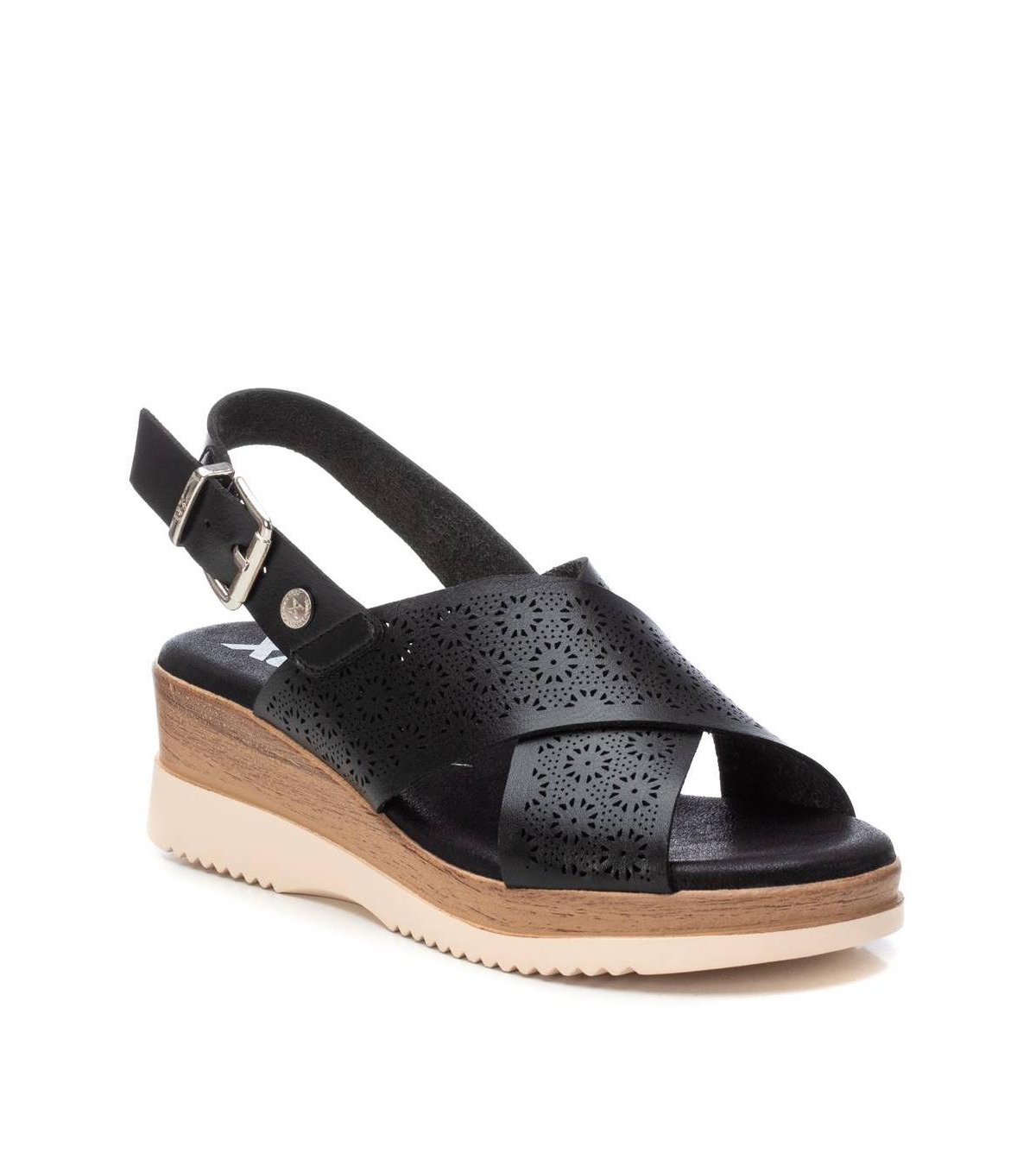 Click here for Xti Womens Wedge Sandals - Black prices