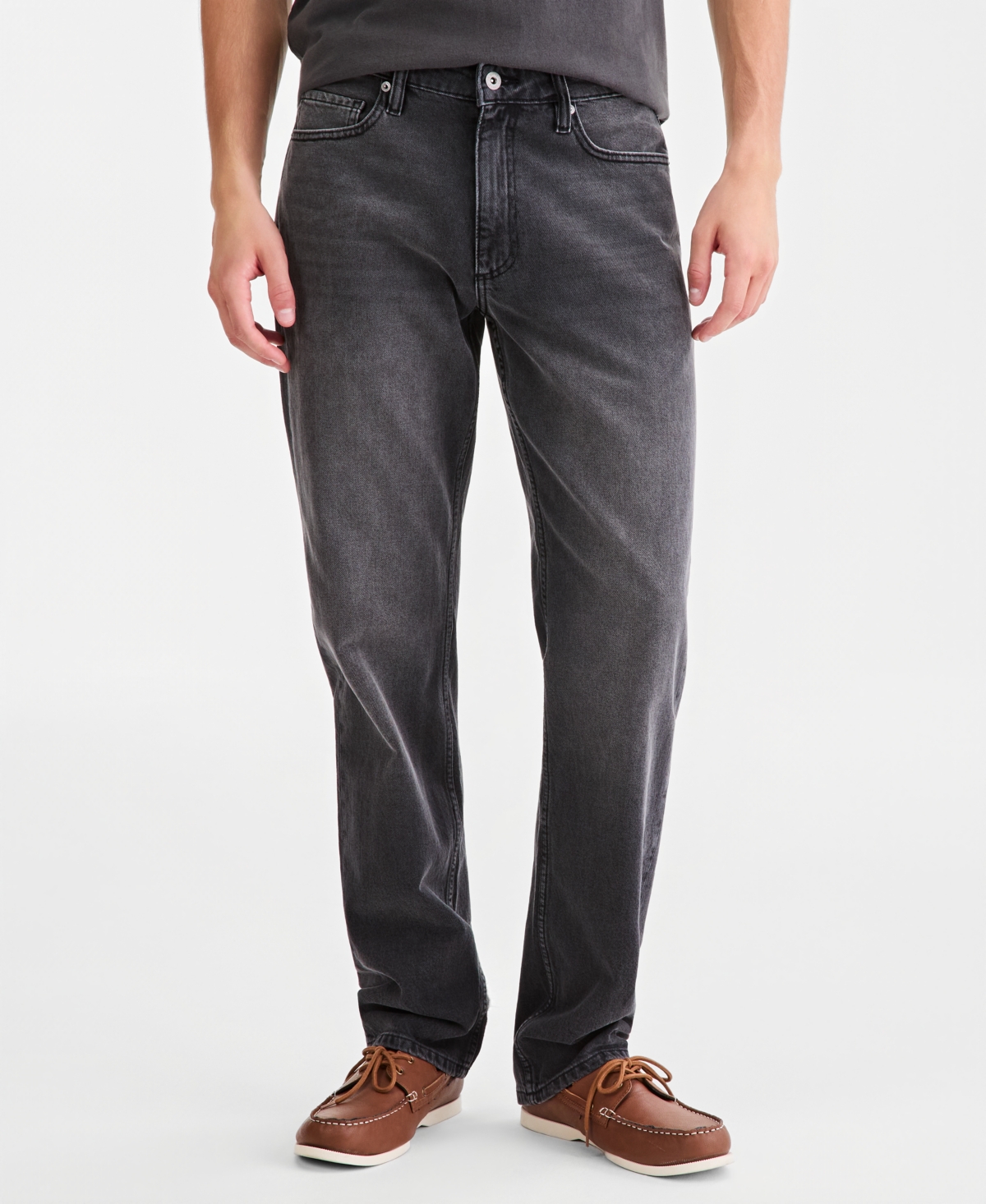 Click here for Sun + Stone Mens Cove Wash Straight-Fit Jeans  Mac... prices