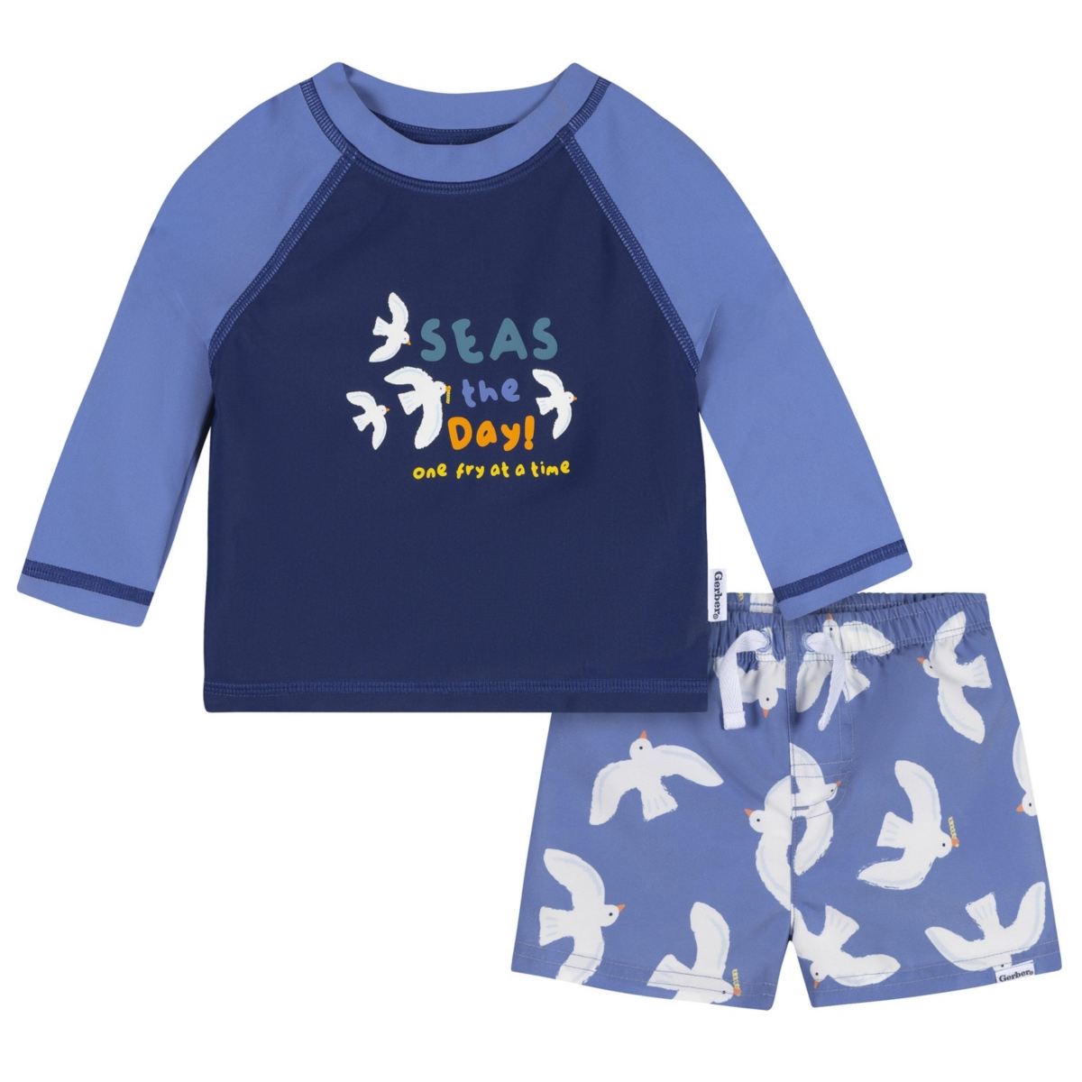 Click here for Gerber Baby Boys 2-Piece Rash guard and Trunks Set... prices