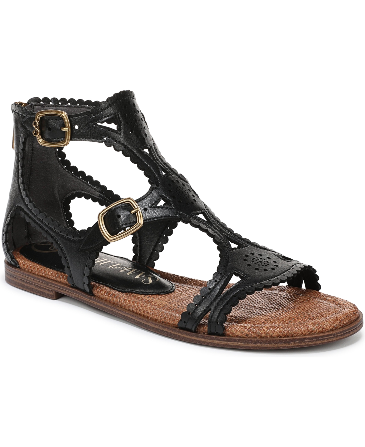 Click here for Sam and Libby Womens Taleah Strappy Sandals - Blac... prices