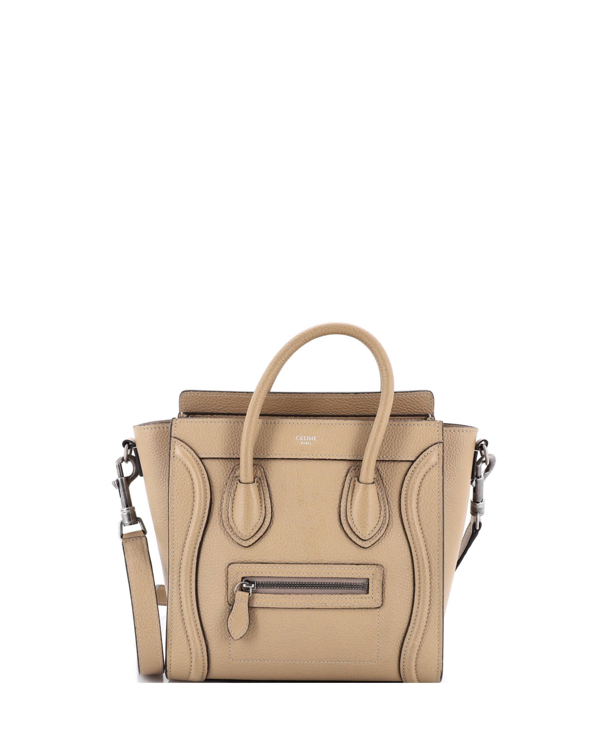 Click here for Pre-Owned Celine Nano Luggage Bag Grainy Leather -... prices