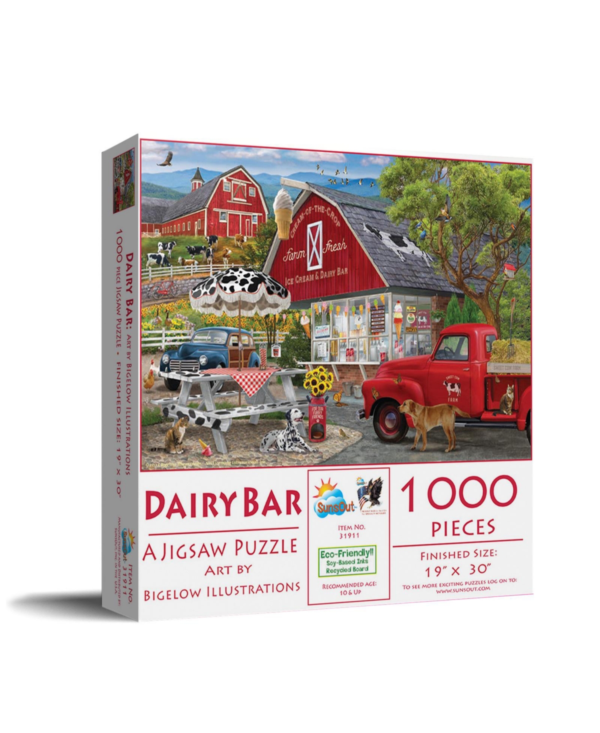 Click here for SunsOut Dairy Bar 1000 piece Jigsaw Puzzle for Adu... prices