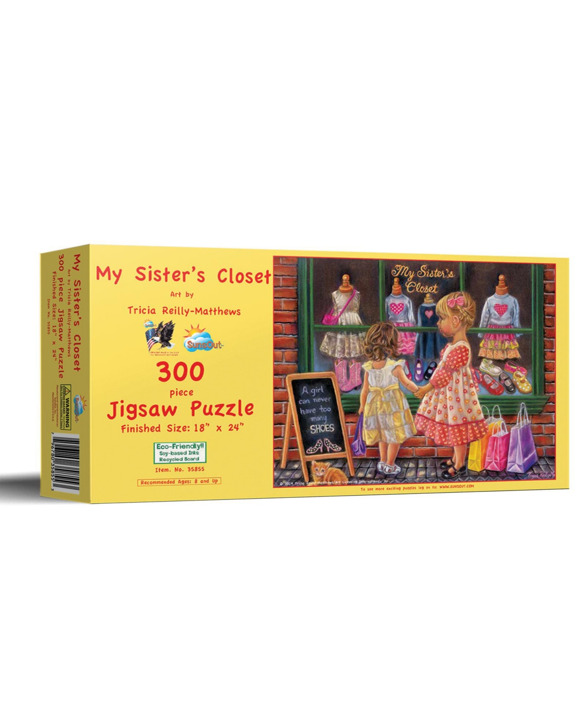 Click here for SunsOut My Sisters Closet 300 piece Jigsaw Puzzle... prices