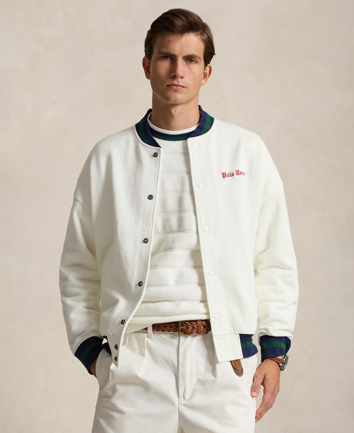 Click here for Polo Ralph Lauren Mens Relaxed-Fit Baseball Jacket... prices