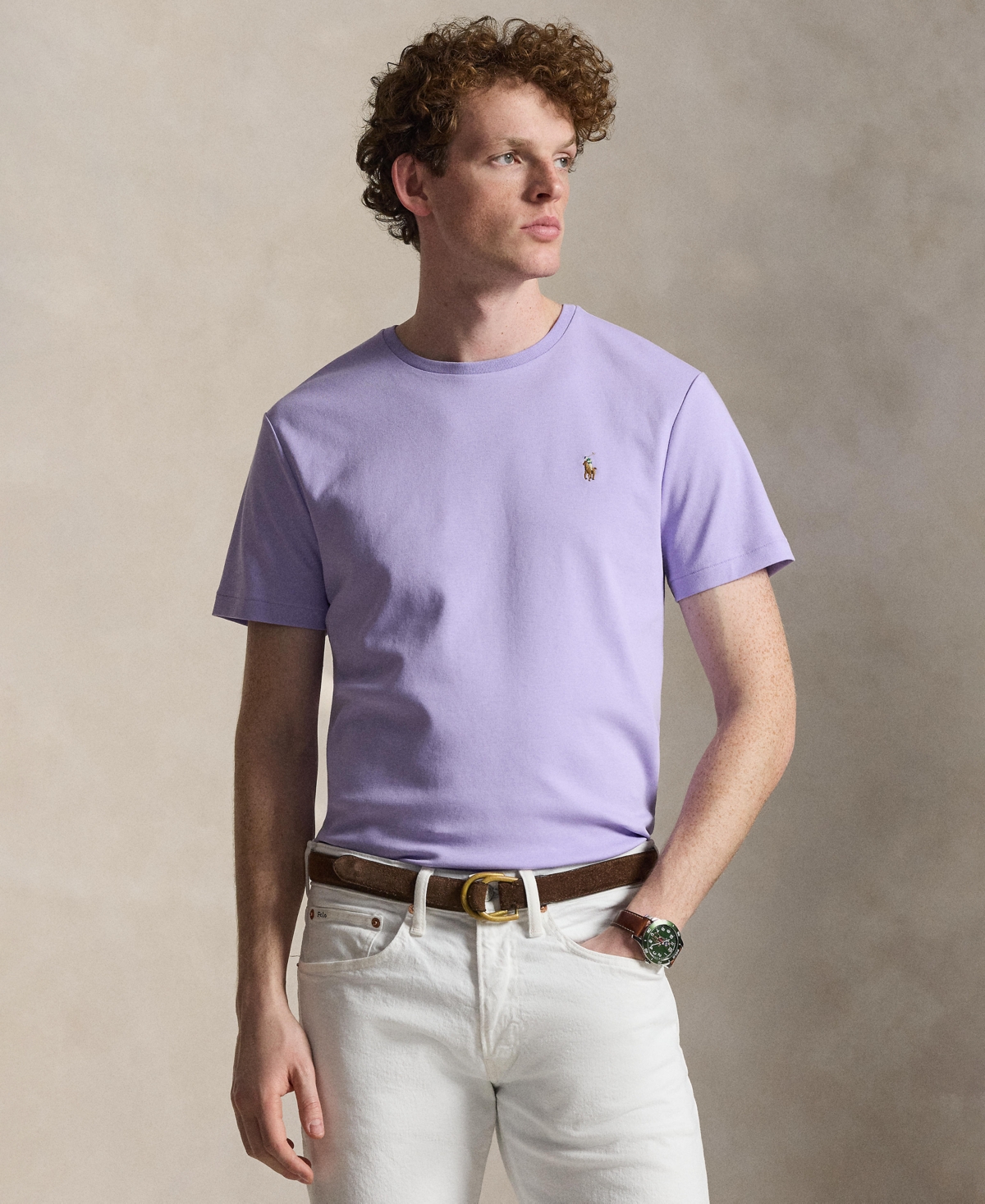 Click here for Polo Ralph Lauren Mens Custom Slim Fit Soft Cotton... prices