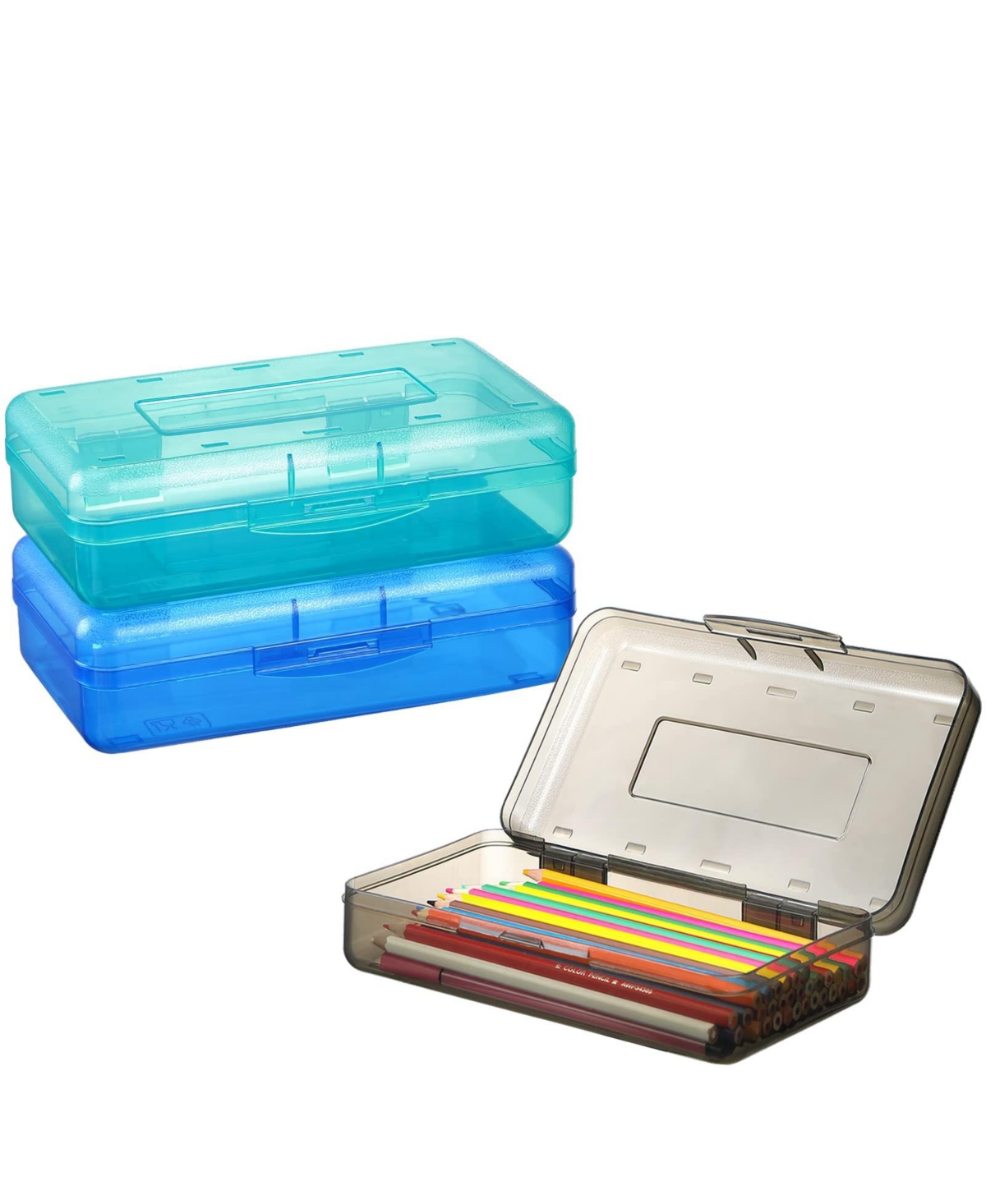 Click here for Gnuadz 3 Pack Pencil Case Hard Box Clear Pen Organ... prices