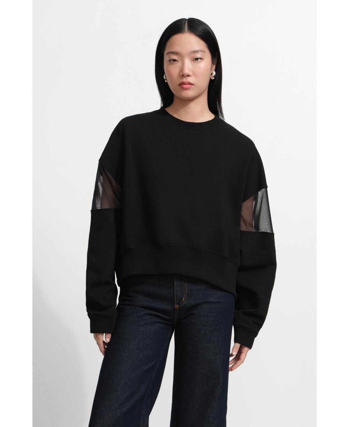 Click here for Marcella Womens Iara Sweatshirt - Black prices