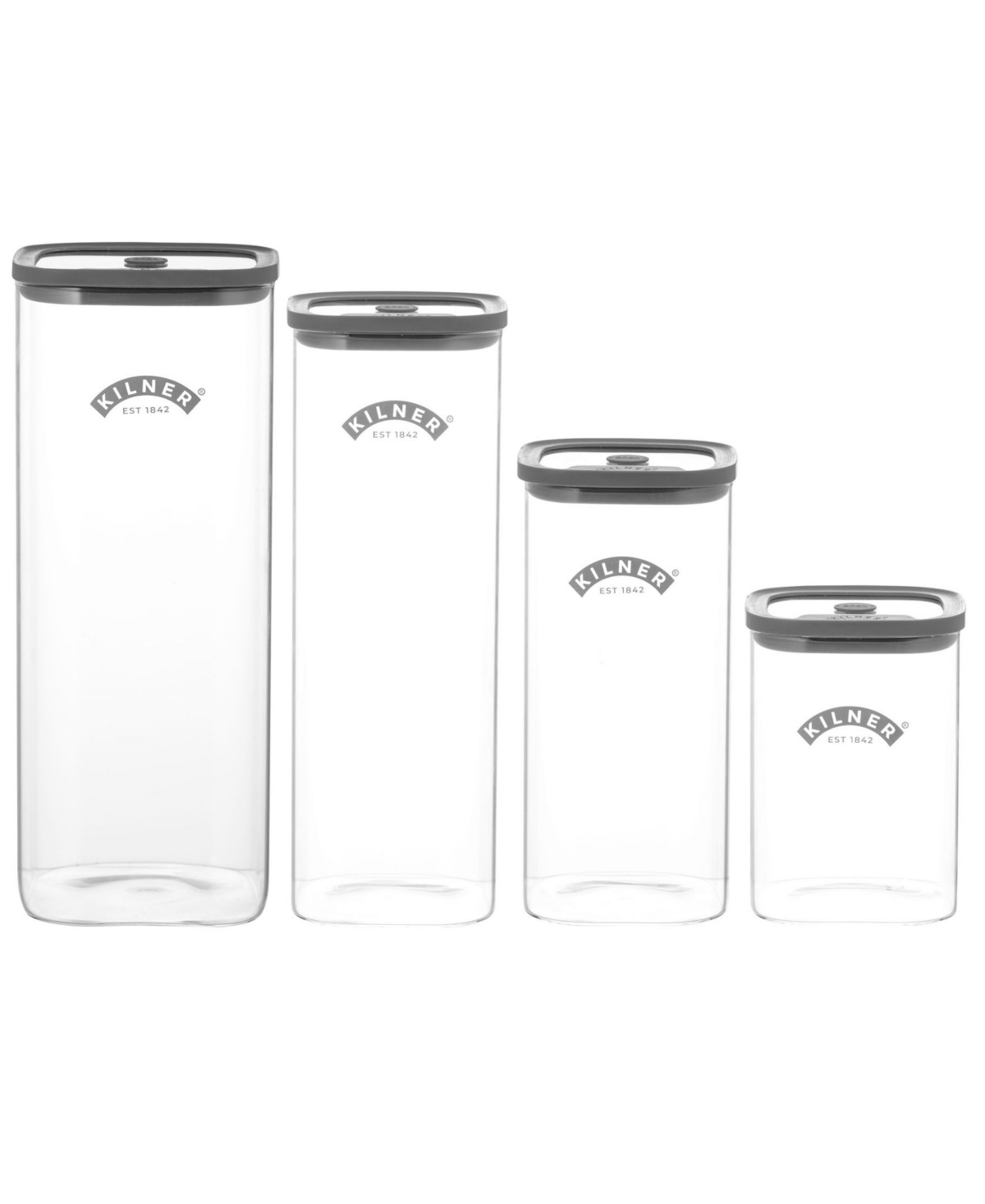 Click here for Kilner Fresh Storage Jars  Set of 4 - Clear prices