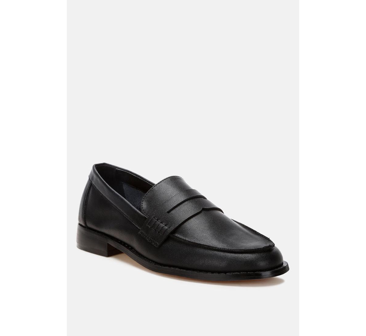 Click here for London Rag Womens Reiga Low Block Heel Loafers - B... prices