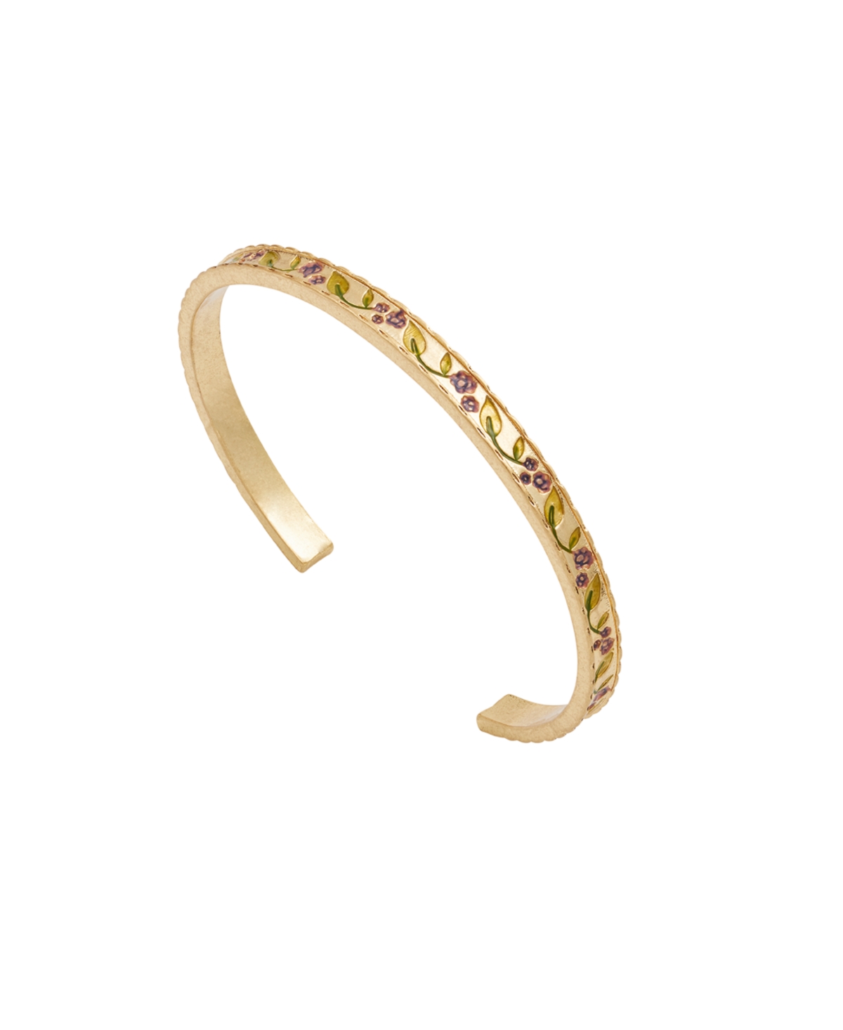 Click here for Fable England Blackberry Bramble Gold Bangle - Gol... prices