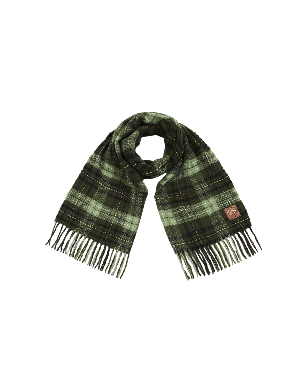Click here for Fable England Cathy Green Boucle Scarf - Emerald g... prices
