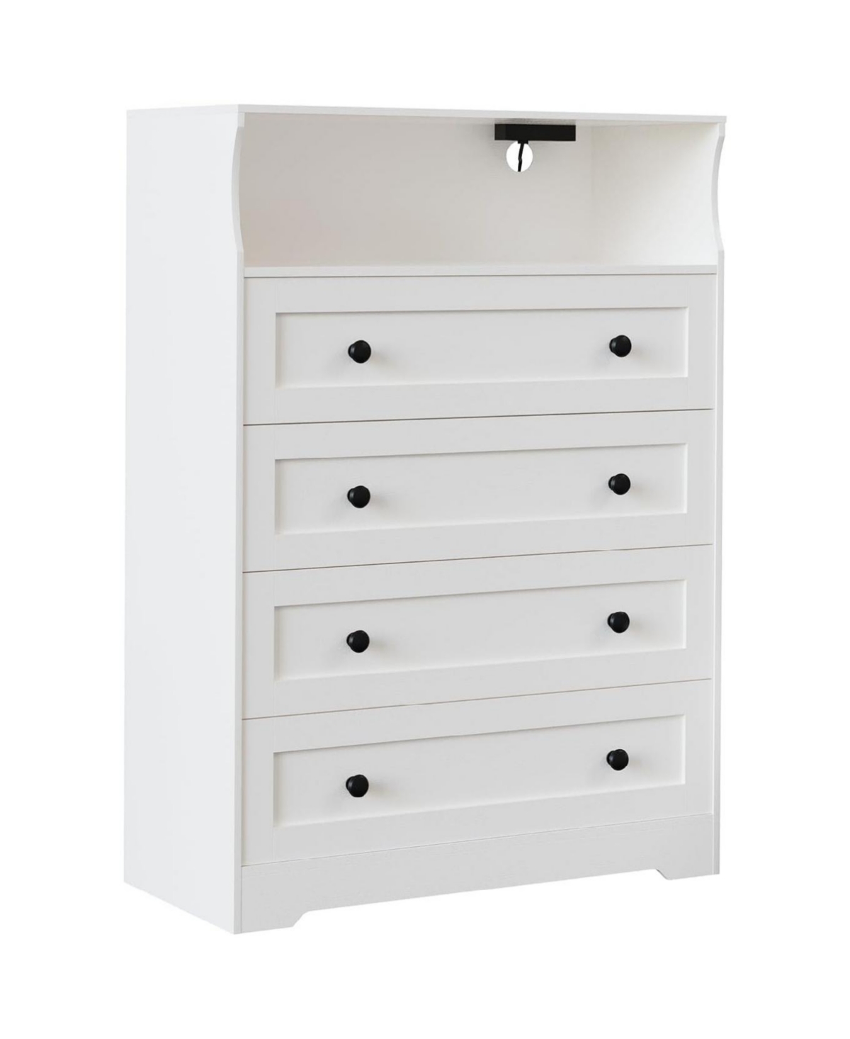 Click here for gaomon 4 Drawer Wooden Dresser with Charging Stati... prices