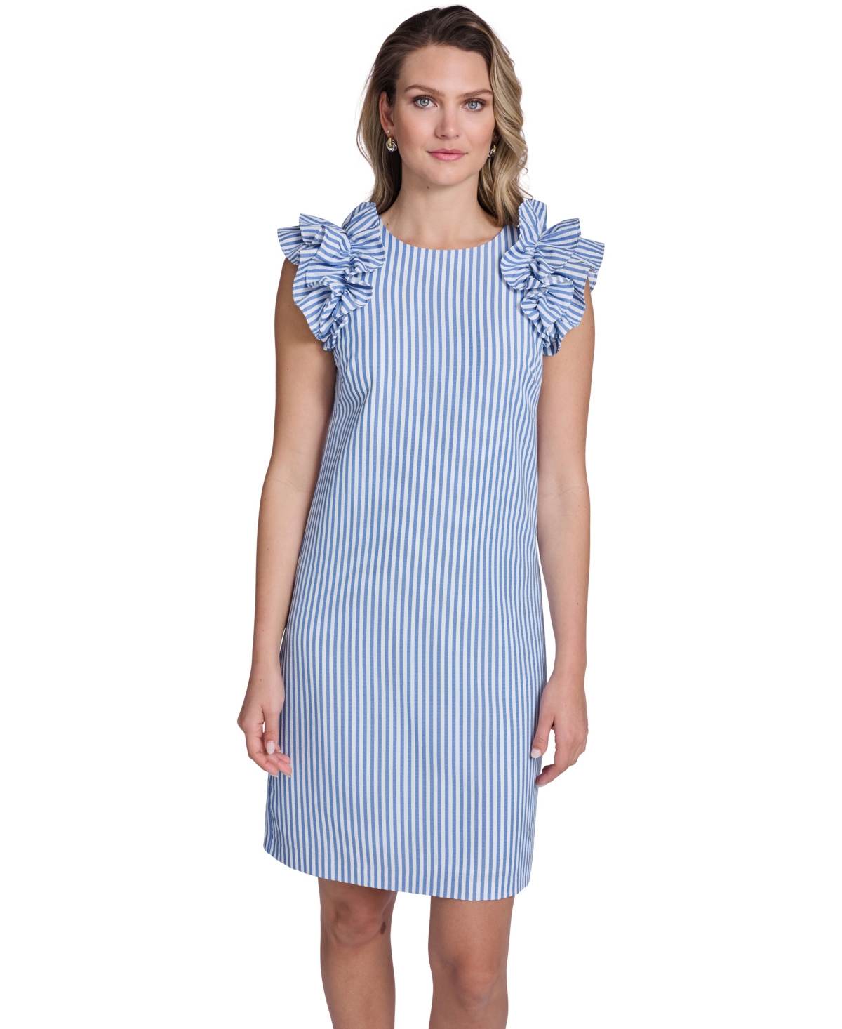 Click here for Jessica Howard Womens Stripe Crewneck Dress - BVO prices