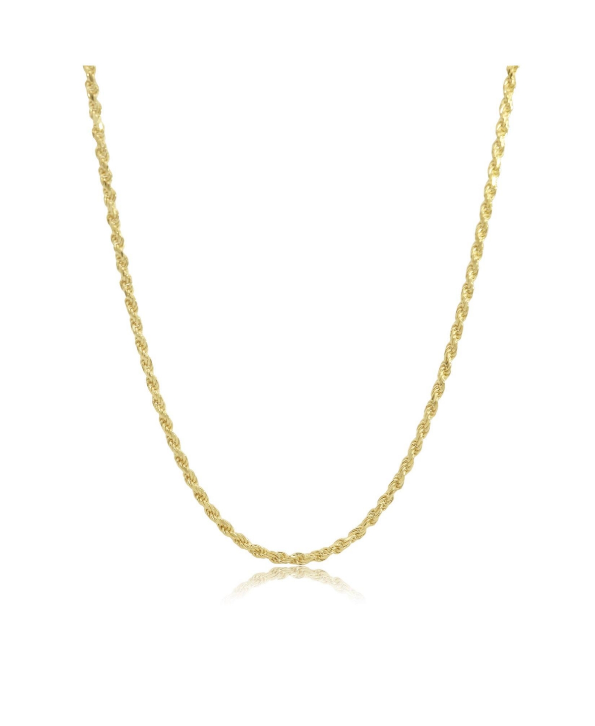 Click here for The Lovery Twisted Rope Chain Necklace 14K Gold-Pl... prices