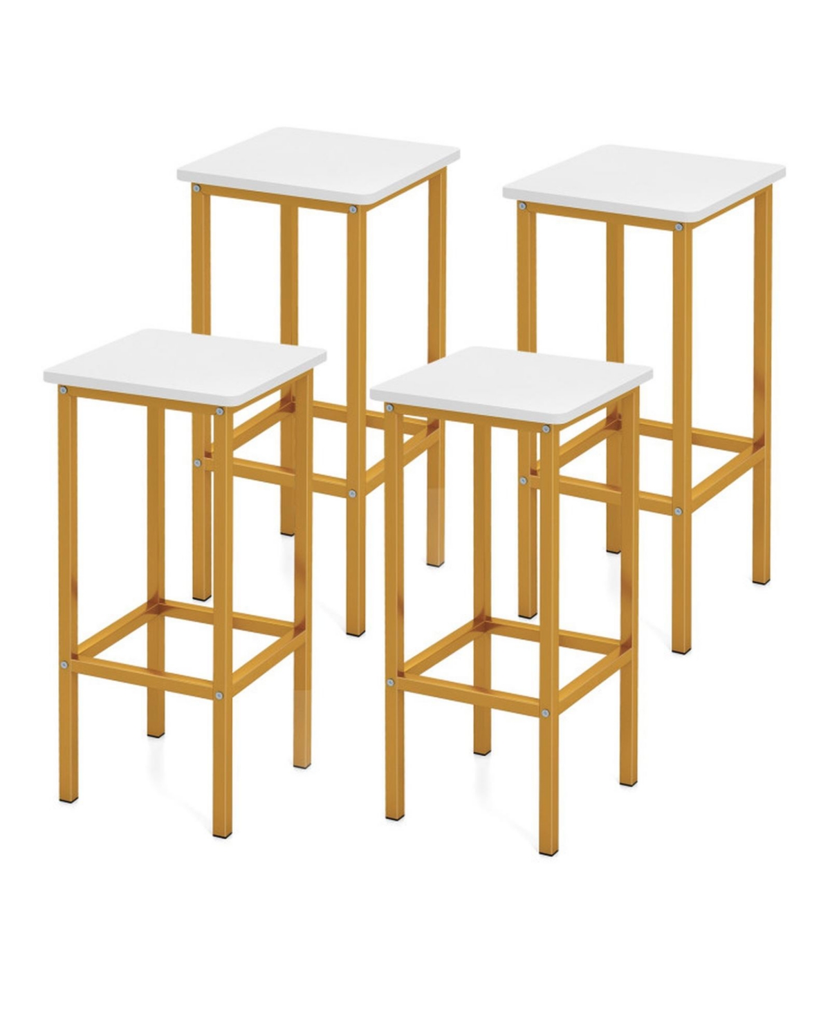 Click here for Gouun Counter Height Bar Stools Set of 4 with Wood... prices
