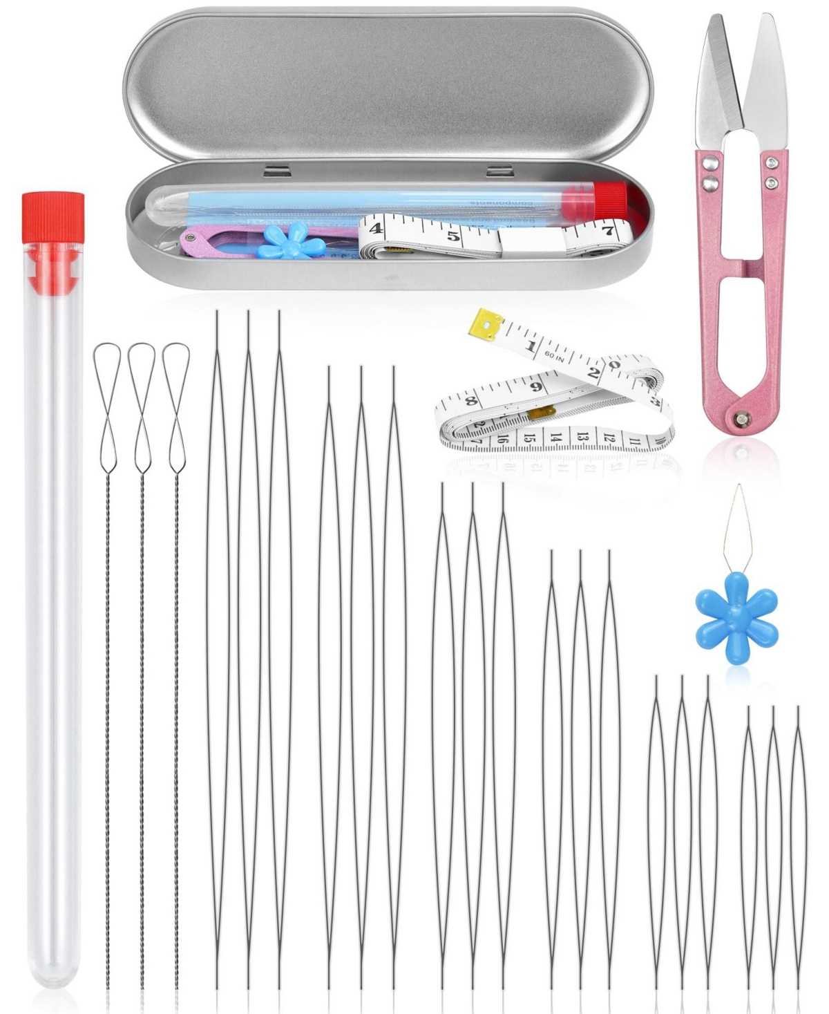 Click here for Gnuadz 21PCS Beading Set Seed Beads Big Eye Collap... prices