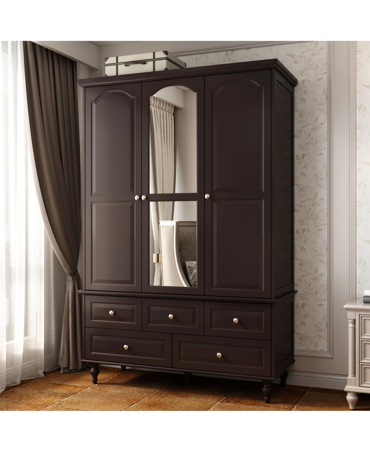 Click here for Homsee Big Wardrobe Armoires With Mirror  Drawers... prices