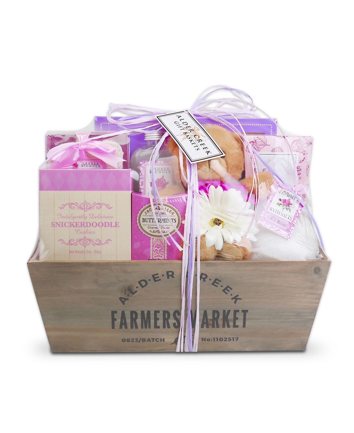 Click here for Alder Creek Gift Baskets Pampered Rose Self Care G... prices