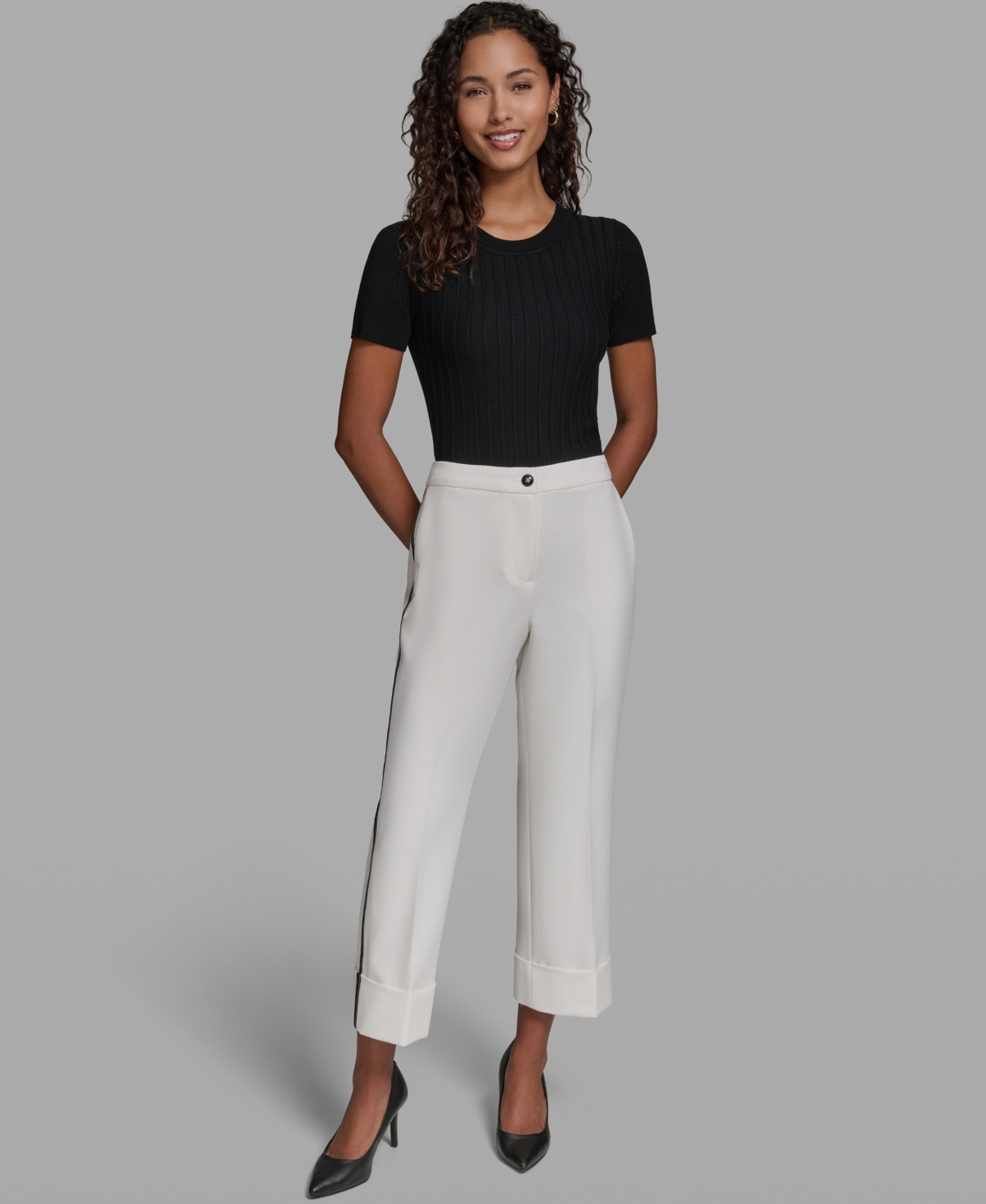 Click here for Karl Lagerfeld Paris Womens Mid-Rise Ankle Length... prices