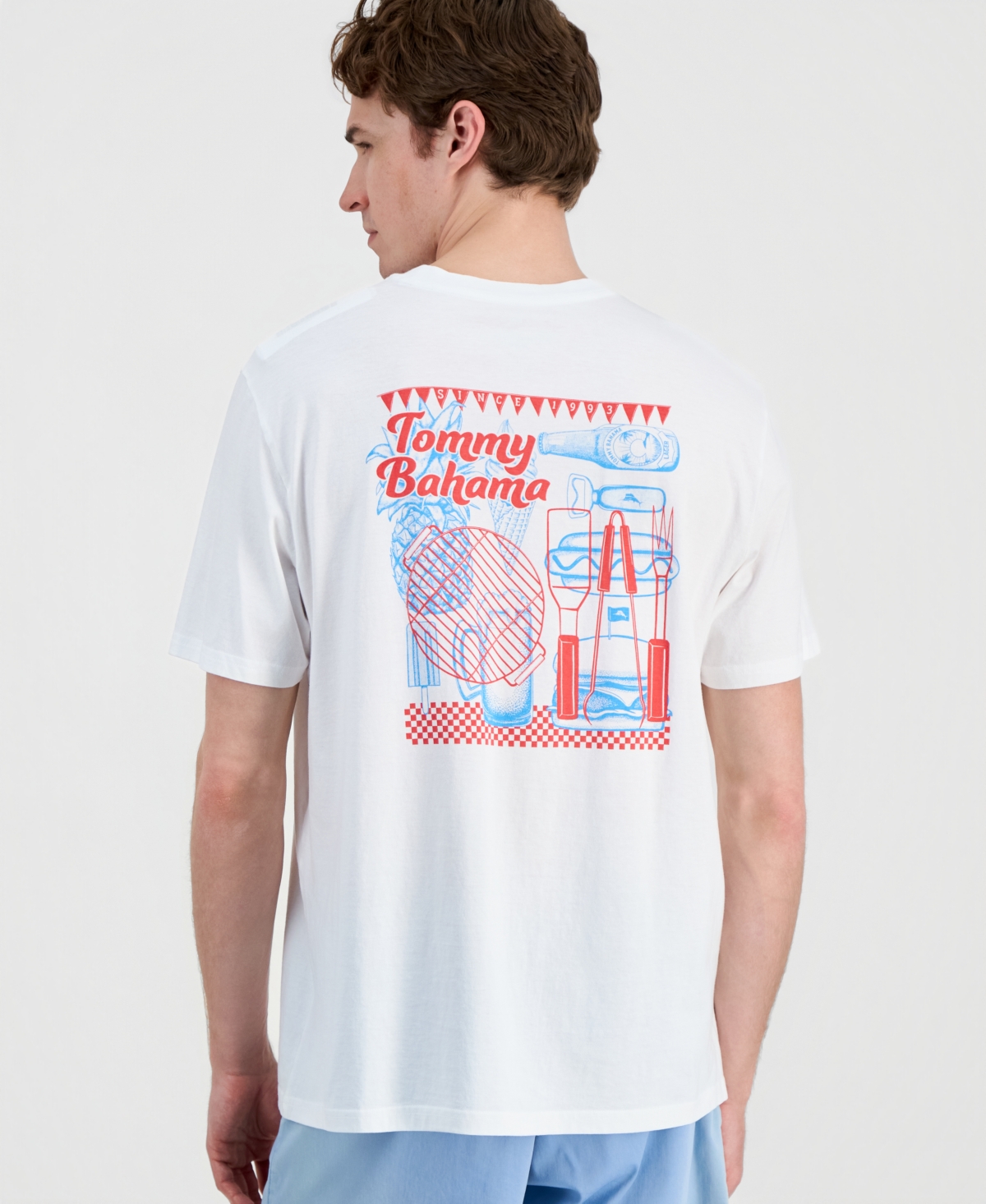 Click here for Tommy Bahama Mens Grill And Chill T-Shirt - White prices
