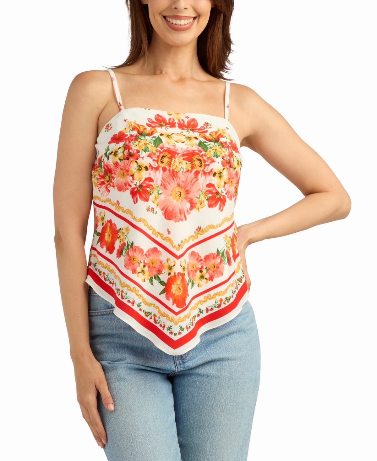 Click here for Bcx Womens Square Neck Camisole Top - Pat M prices