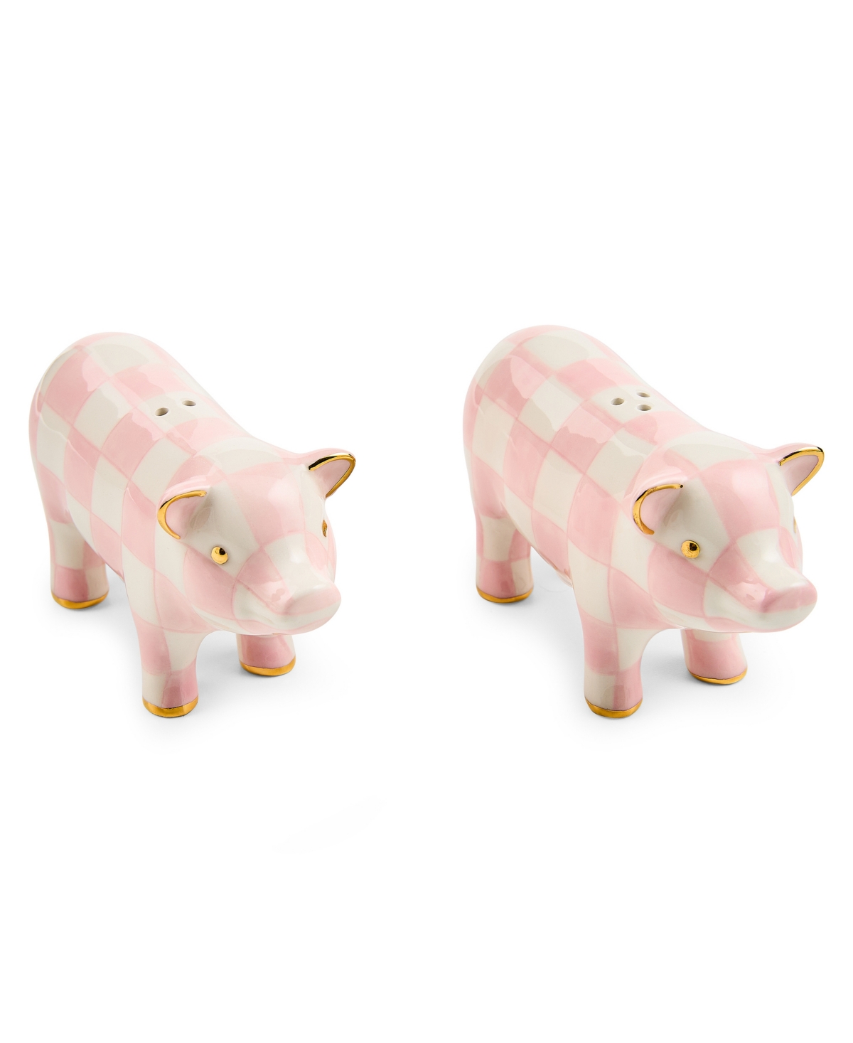 Click here for MacKenzie-Childs Rosy Pig Salt & Pepper Shakers  S... prices