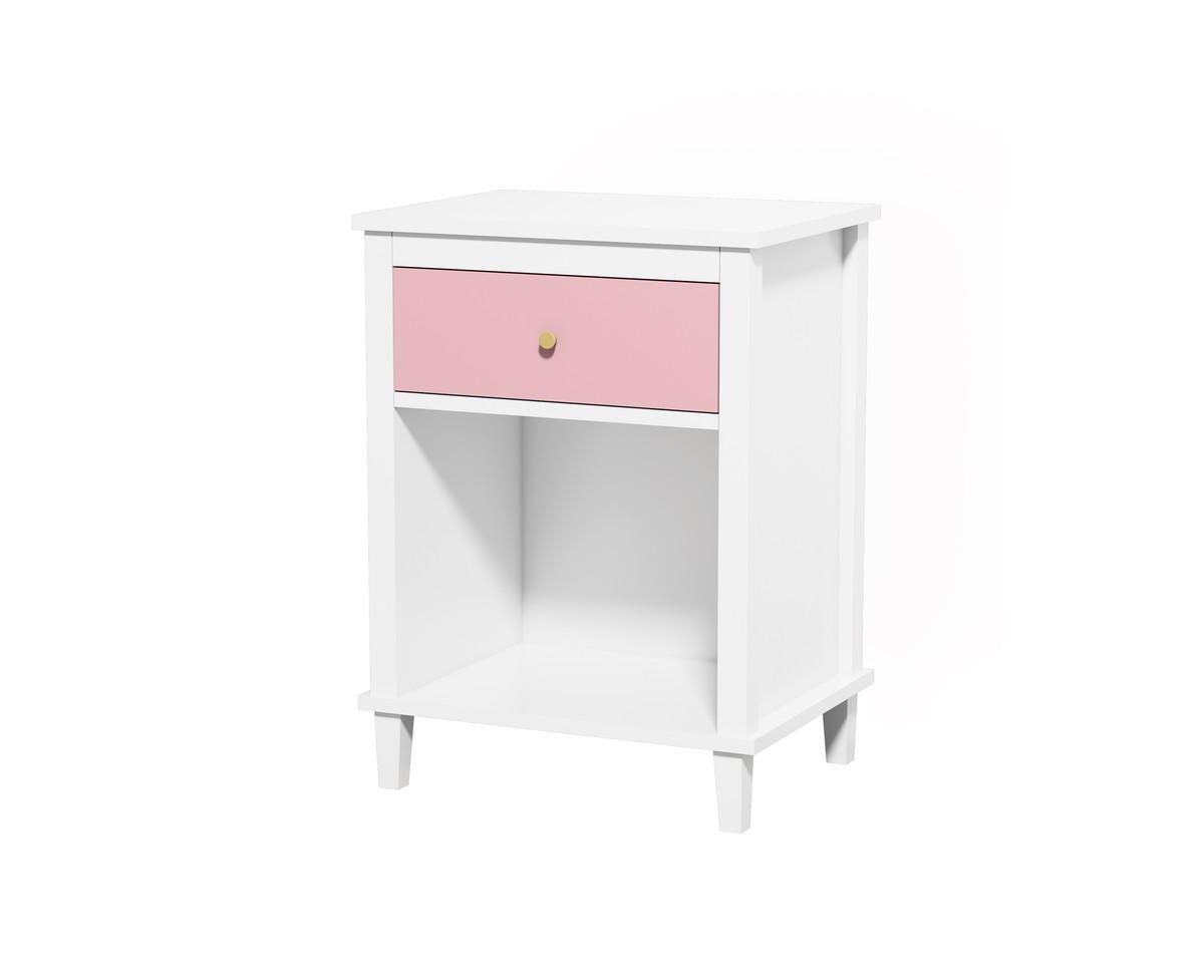 Click here for sumyeg Wooden Nightstand with One Drawer and Shelf... prices