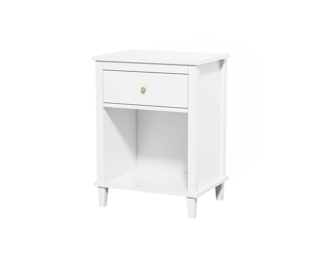Click here for sumyeg Wooden Nightstand with One Drawer and Shelf... prices