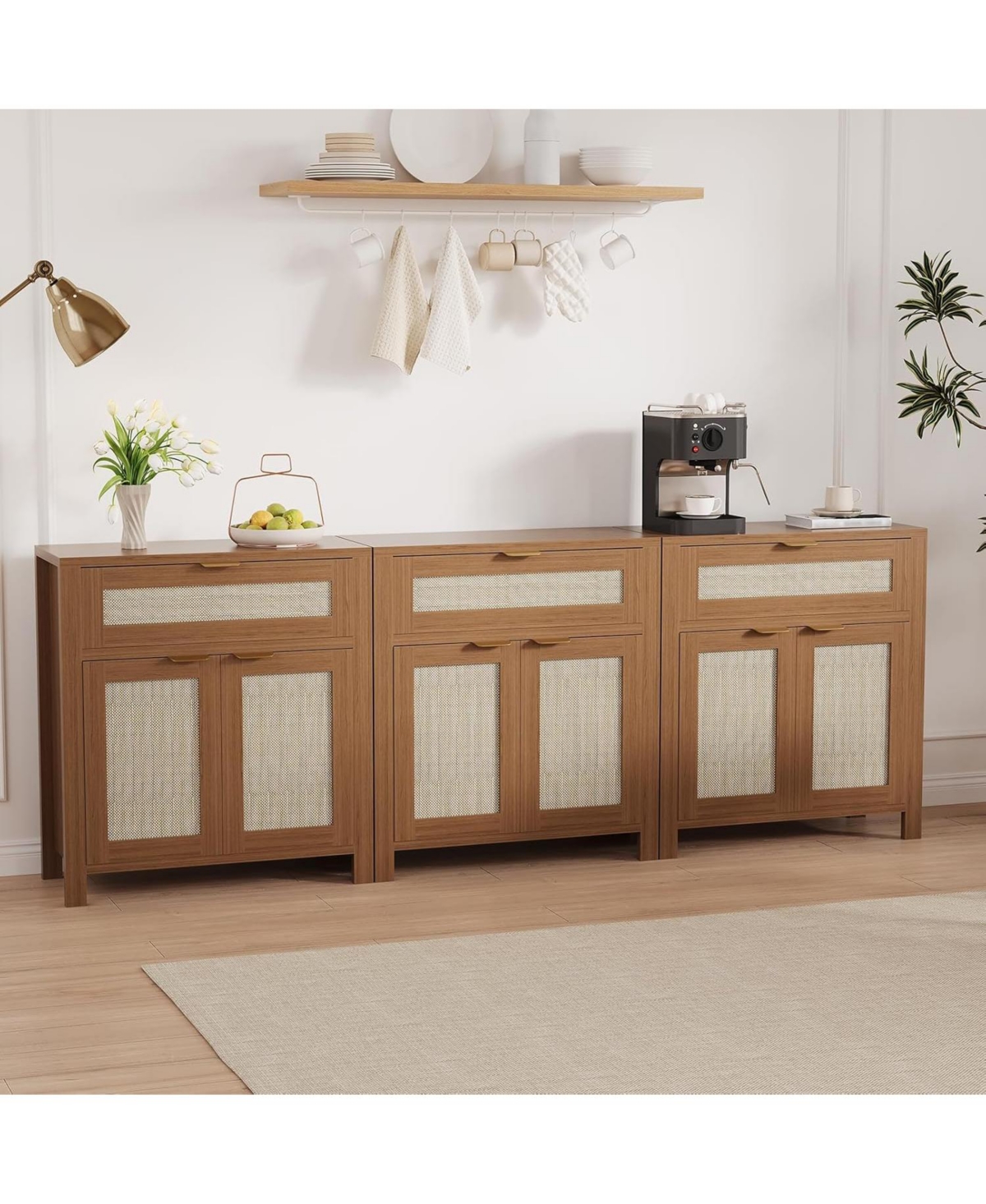 Click here for gaomon Sideboard Buffet Cabinet with Storage - Bro... prices