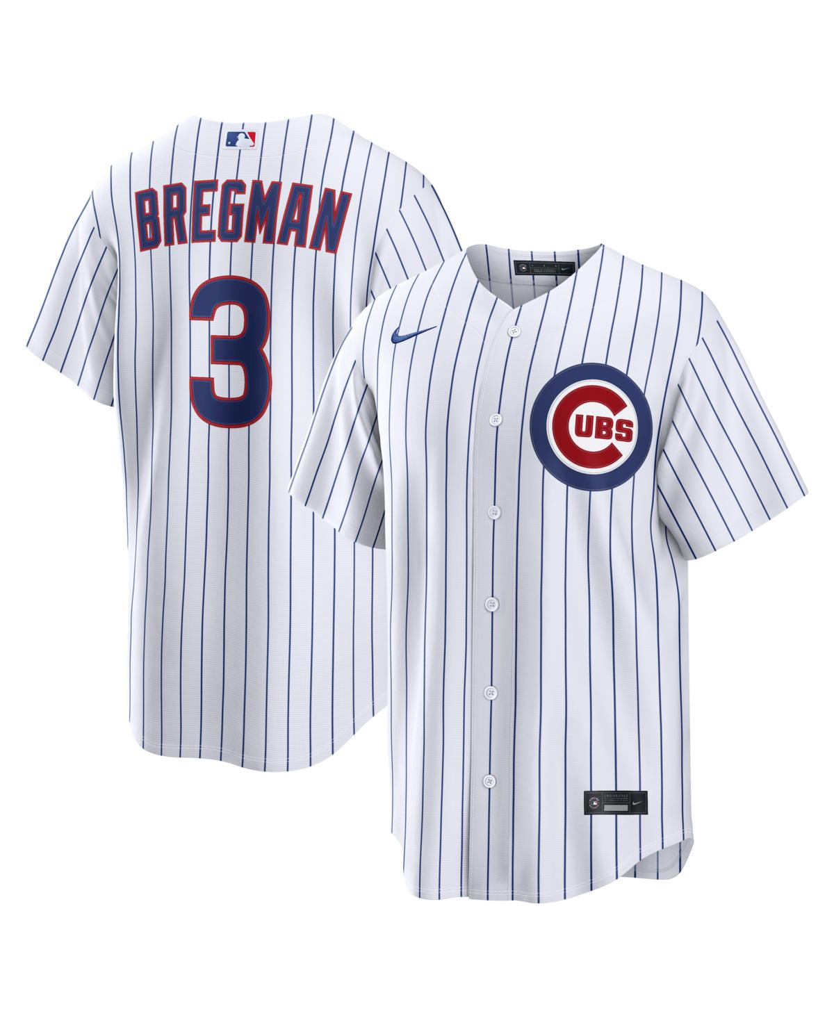 Click here for Nike Mens Alex Bregman White Chicago Cubs Home Rep... prices