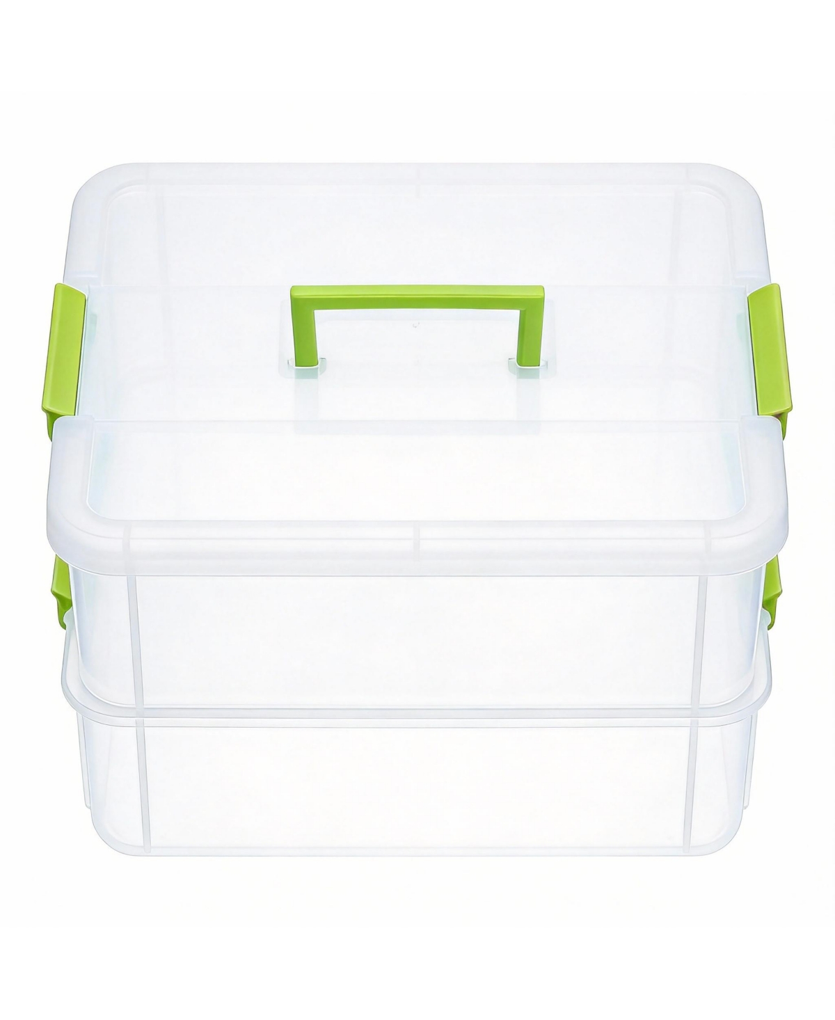 Click here for Gnuadz 2-Tier Stackable Storage Box with Handle &... prices