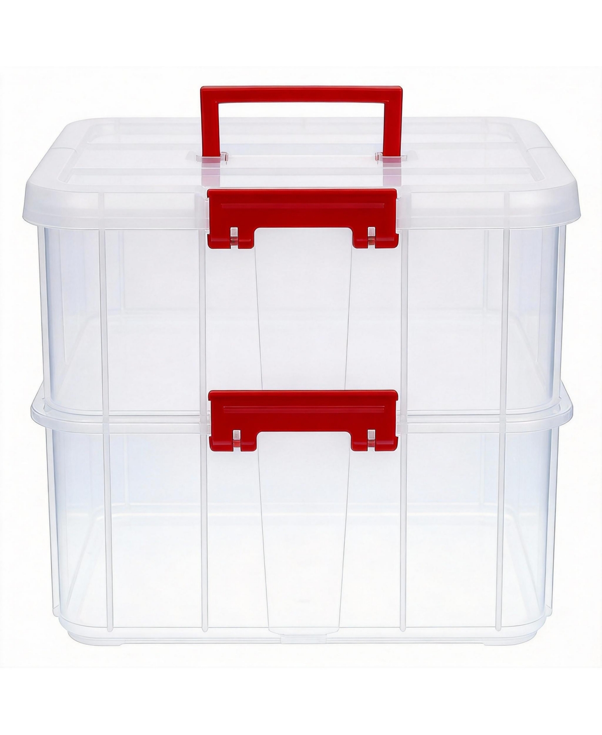 Click here for Gnuadz 2-Tier Stackable Storage Box with Handle &... prices