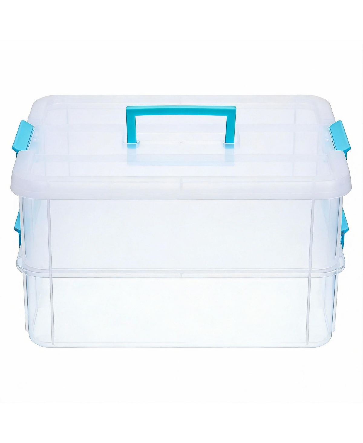 Click here for Gnuadz 2-Tier Stackable Storage Box with Handle &... prices