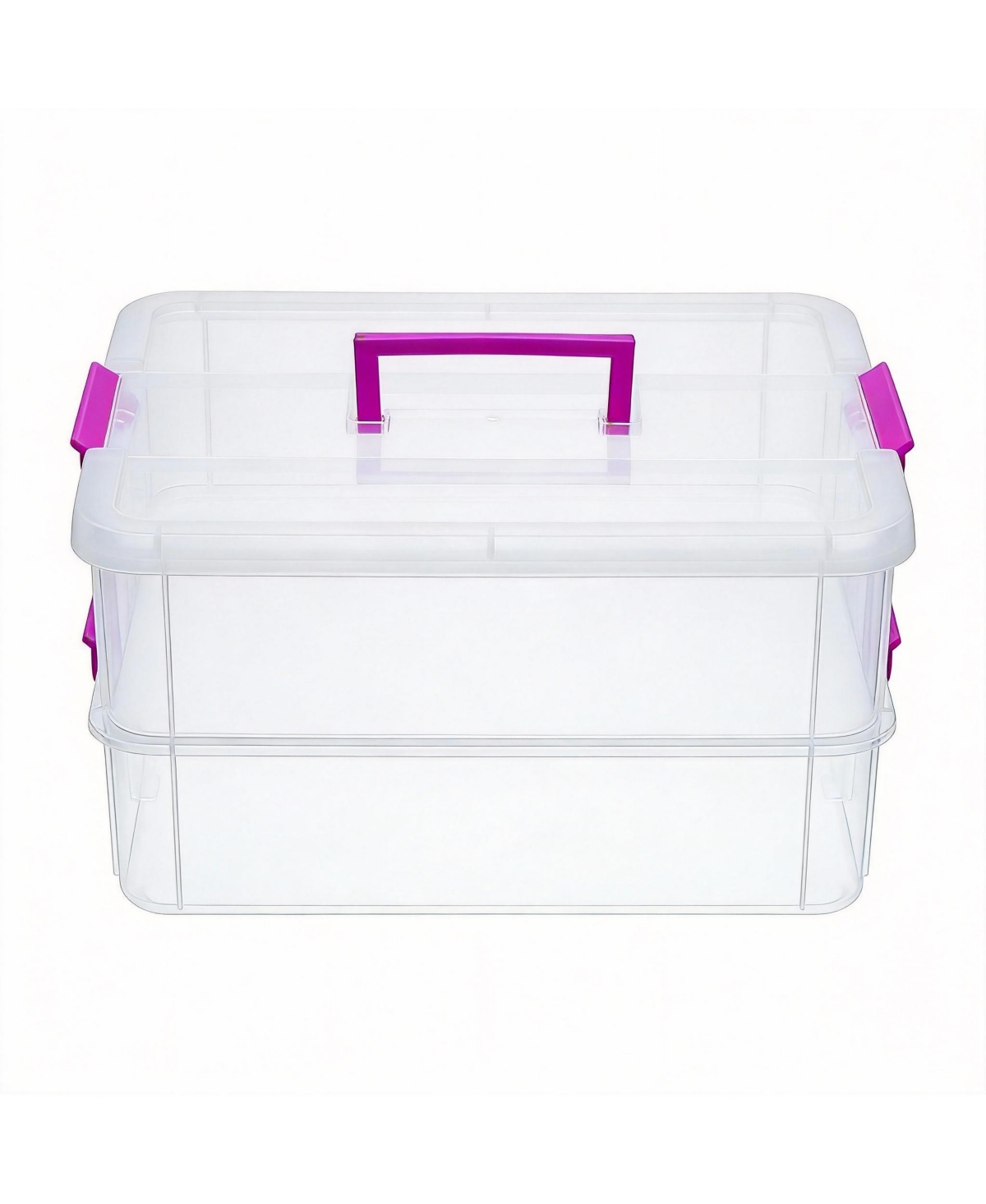 Click here for Gnuadz 2-Tier Stackable Storage Box with Handle &... prices