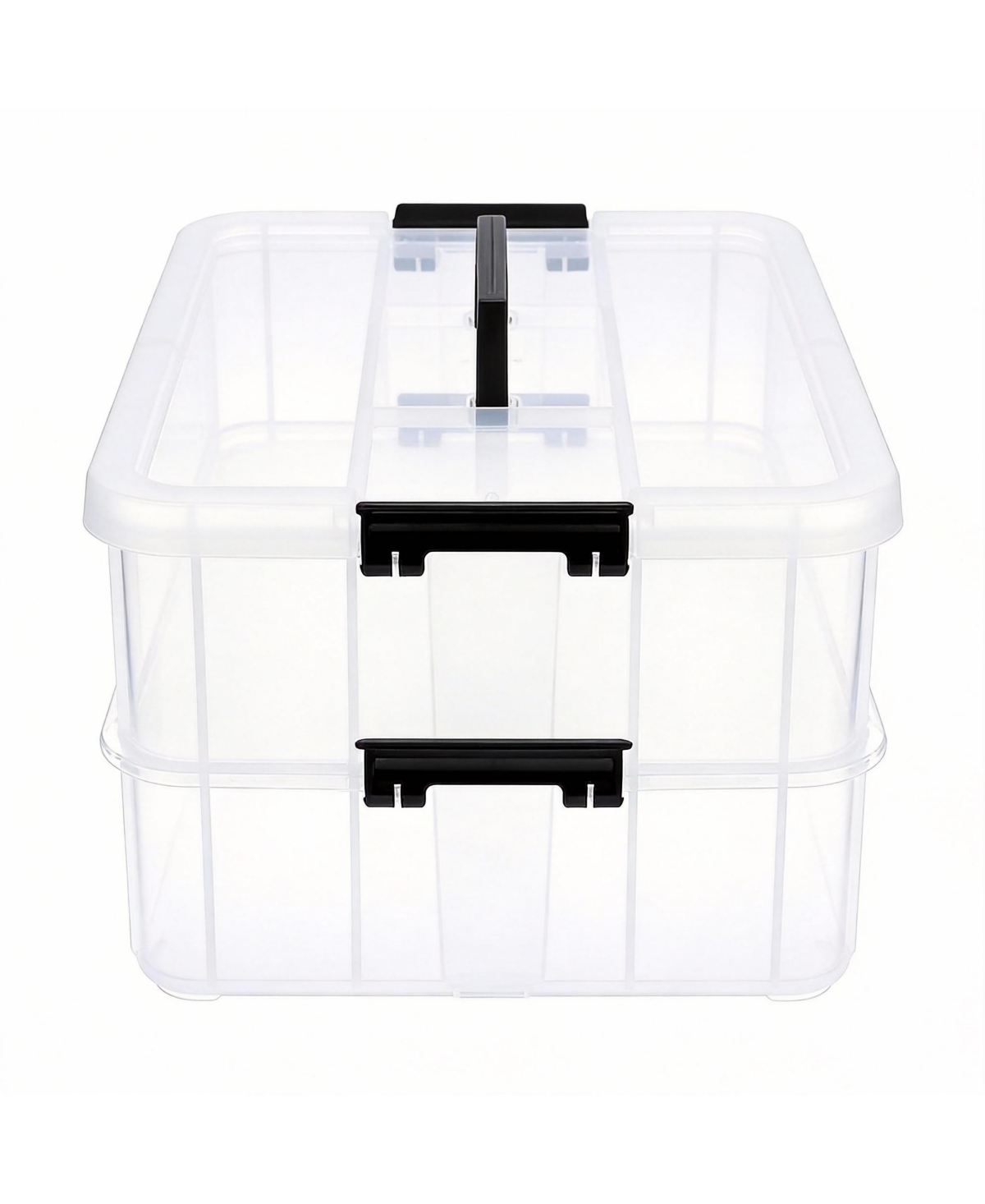 Click here for Gnuadz 2-Tier Stackable Storage Box with Handle &... prices