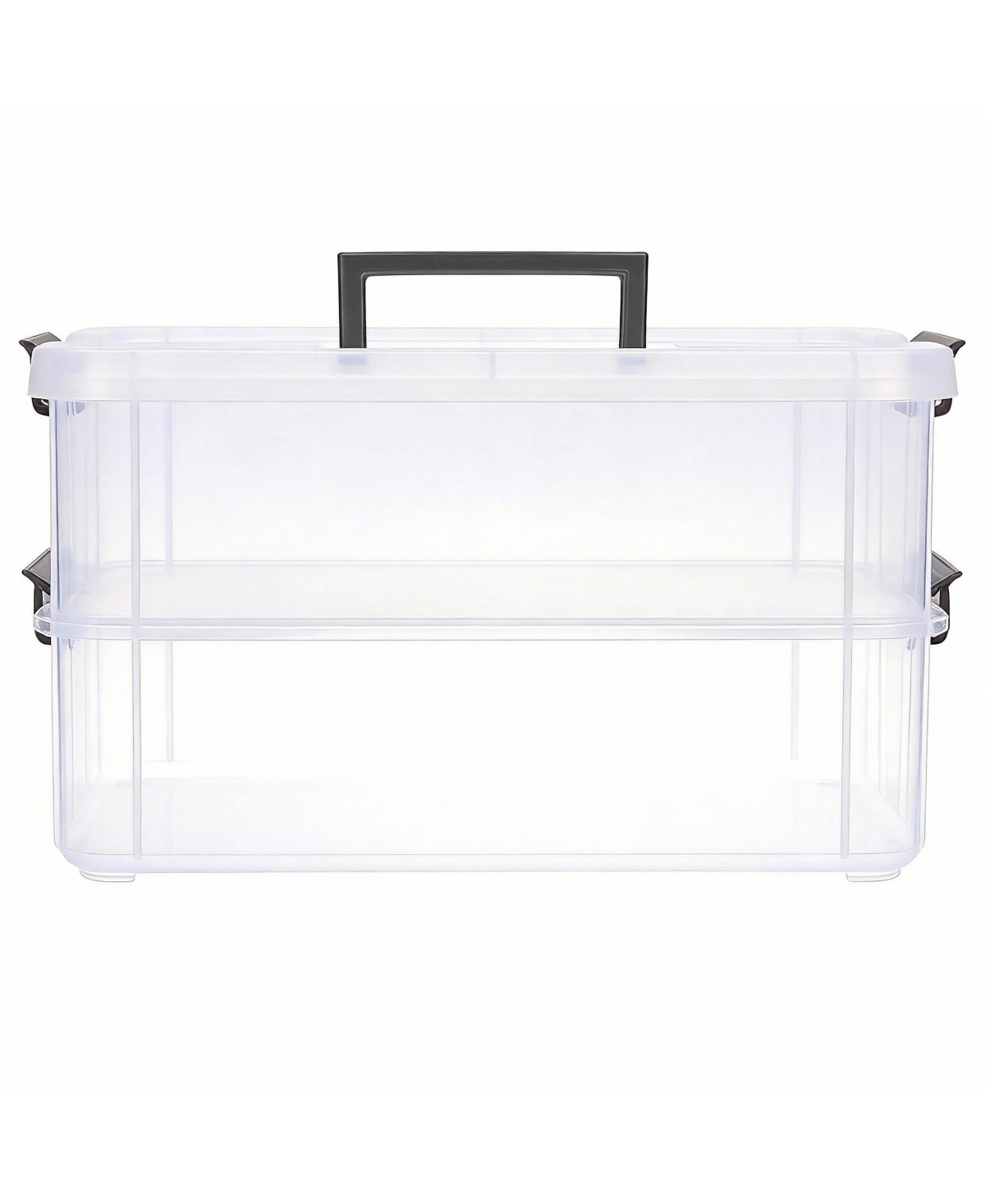 Click here for Gnuadz 2-Tier Stackable Storage Box with Handle &... prices
